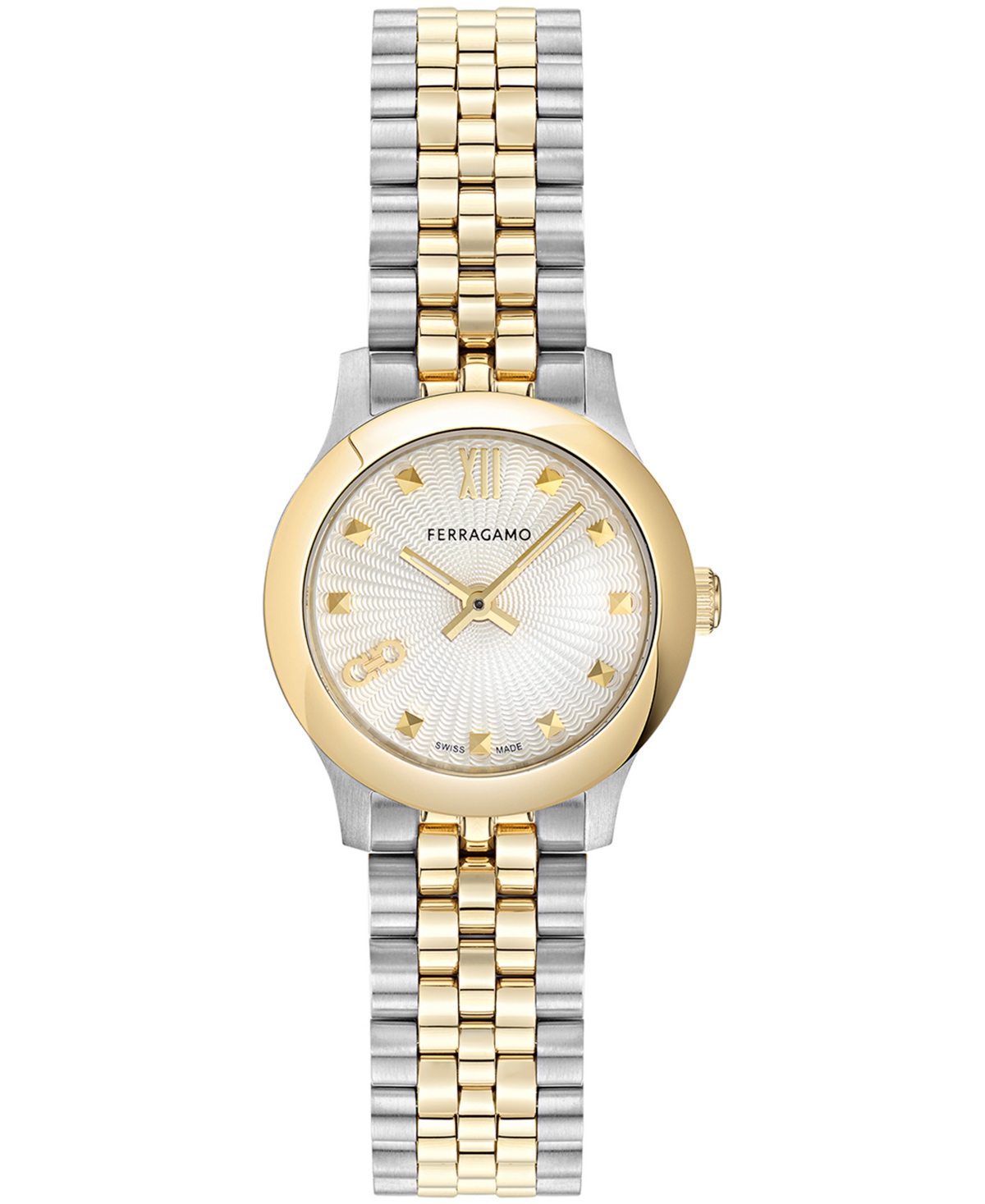 Click here for Ferragamo Womens Two-Tone Stainless Steel Bracelet... prices