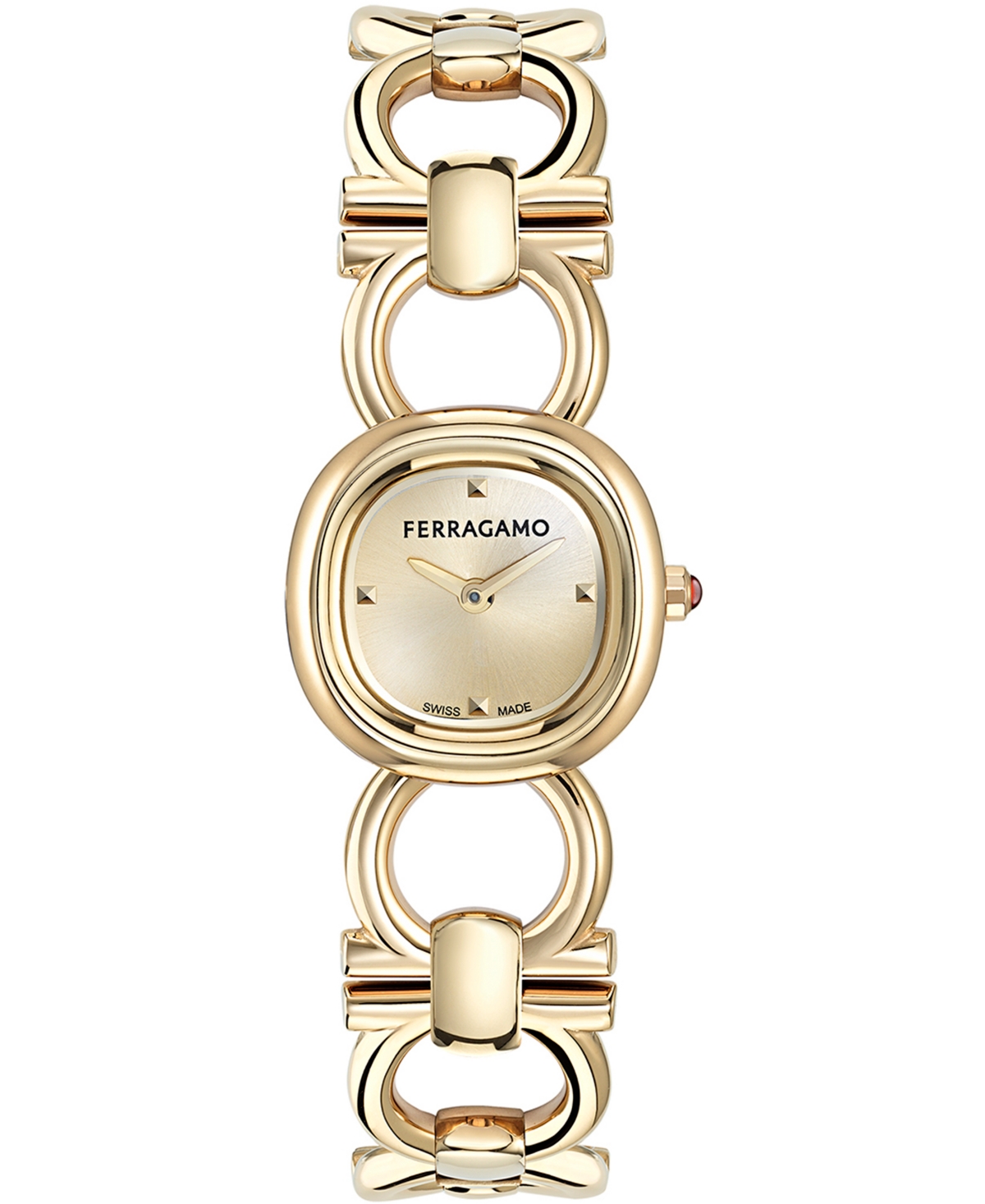 Click here for Ferragamo Womens gold-tone Bracelet Watch 21mm - G... prices
