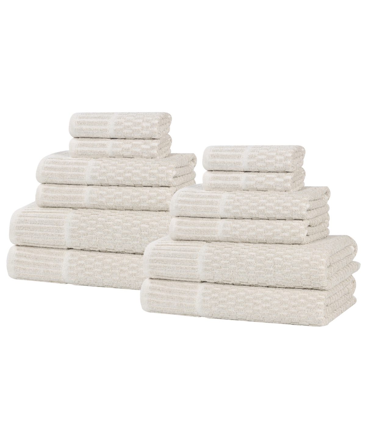 Click here for Superior Juno Cotton 12-Piece Towel Set - Beige prices