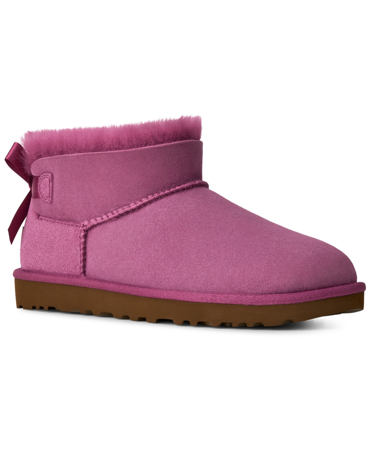 Click here for Ugg Womens Ultra Mini Bailey Bow Round Toe Booties... prices