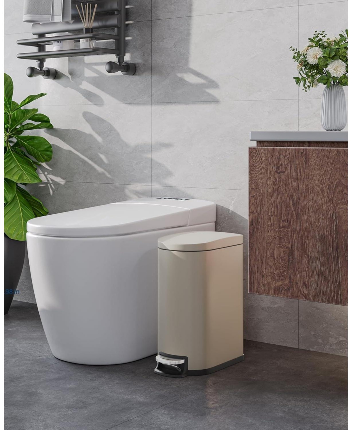 Click here for gaomon 1.6 Gal Step-On Stainless Steel Trash Can... prices