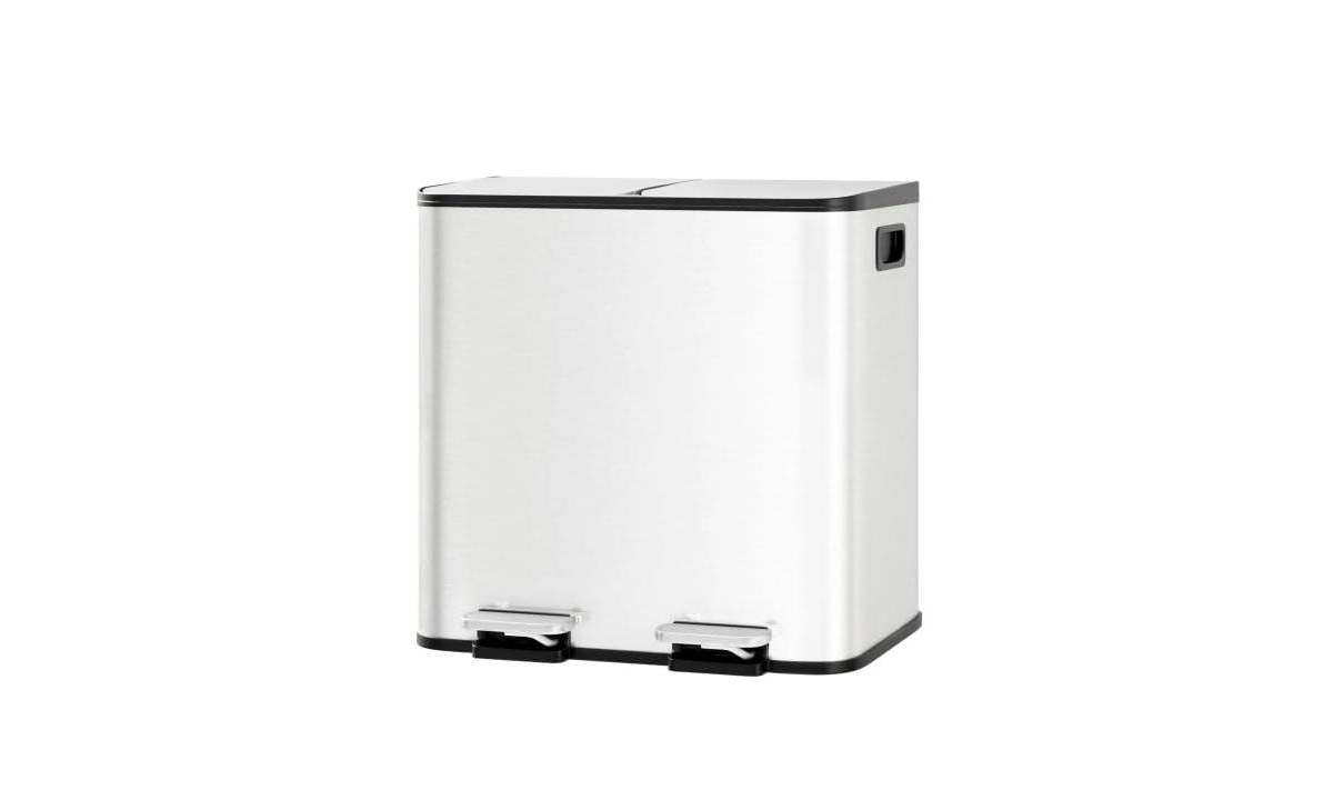 Click here for gaomon 2 x 4 gal Dual Compartment Kitchen Trash Ca... prices