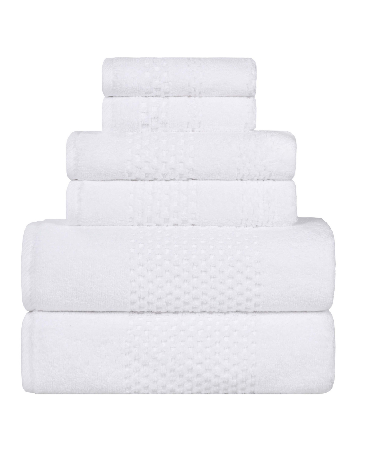 Click here for Superior Playa Cotton 6-Piece Towel Set - White prices
