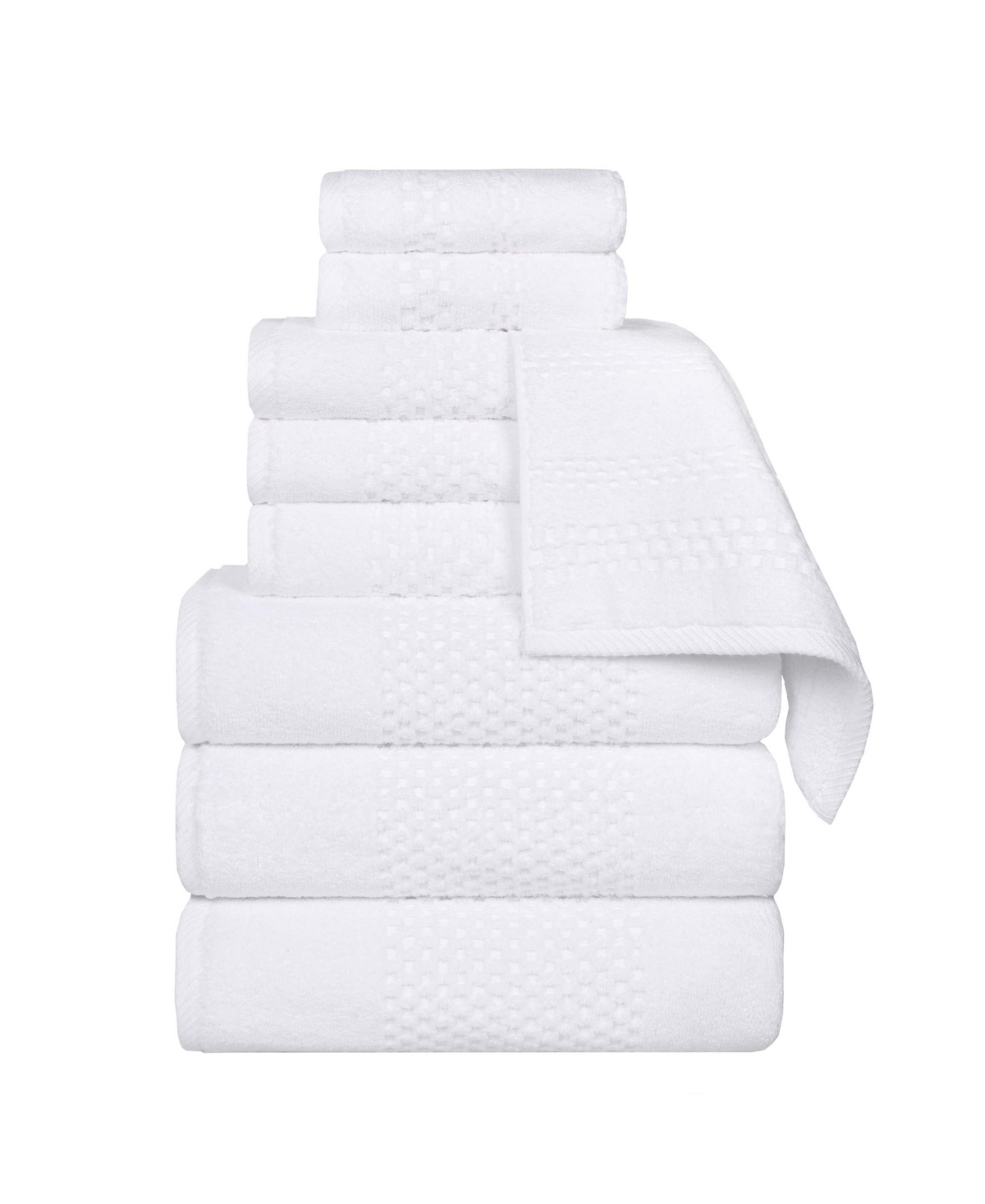 Click here for Superior Playa Cotton 9-Piece Towel Set - White prices