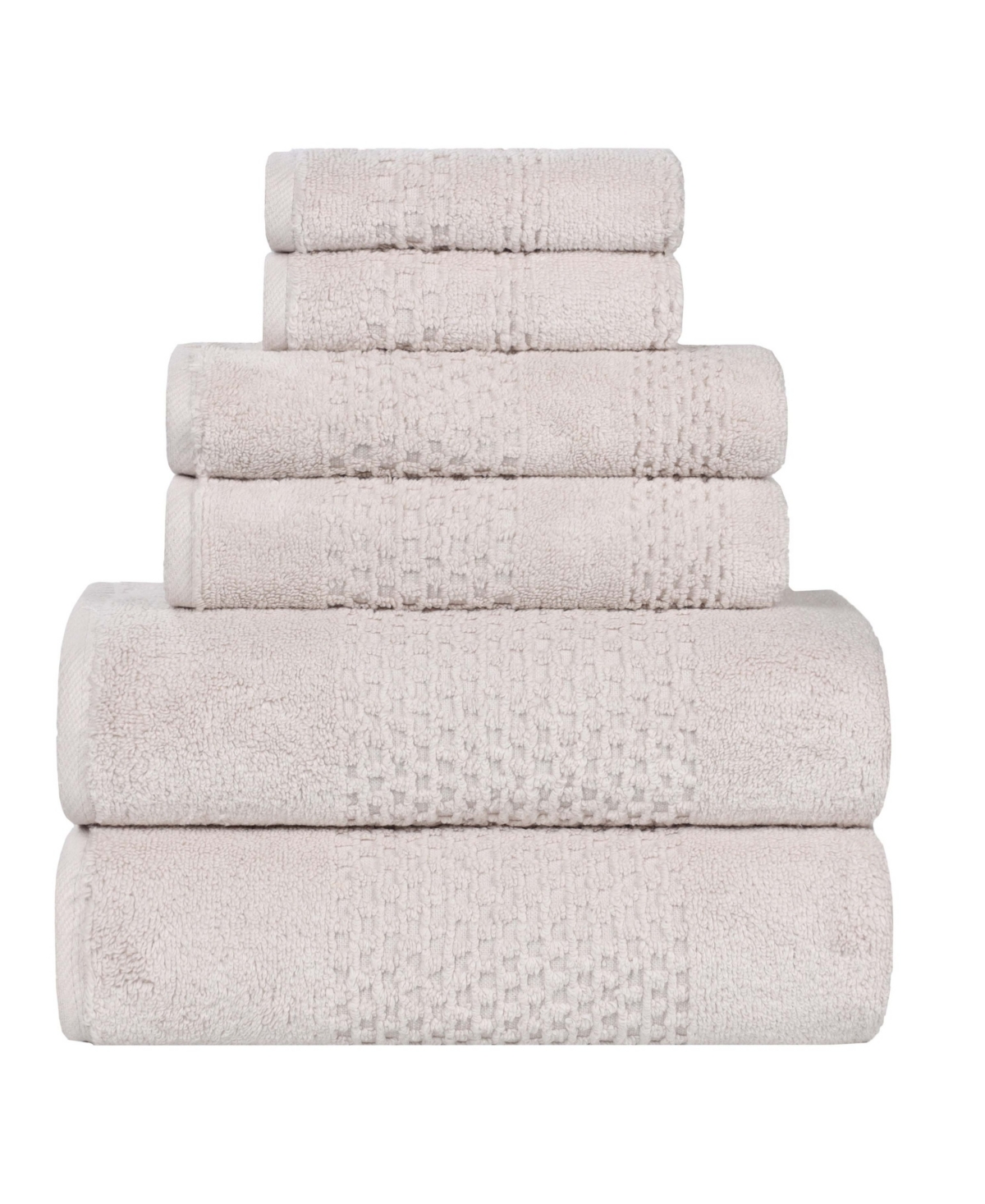 Click here for Superior Playa Cotton 6-Piece Towel Set - Silver prices