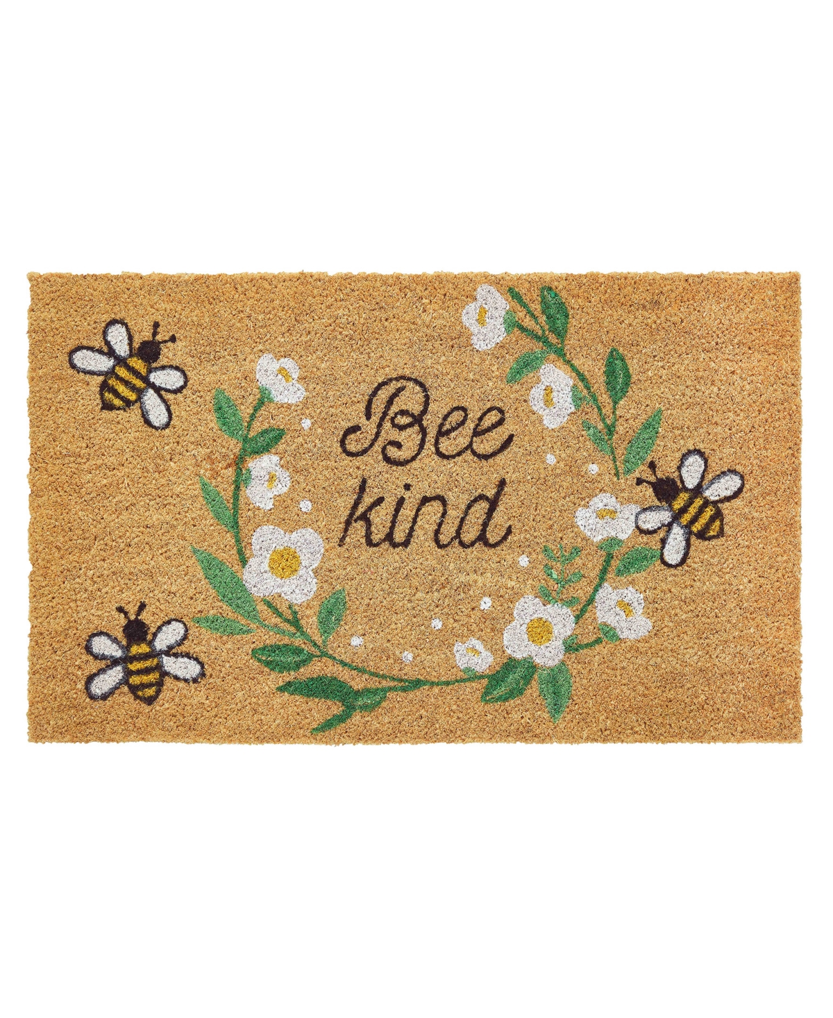 Click here for Vcny Home Bee Kind Outdoor Coir Doormat  18 x 30 -... prices