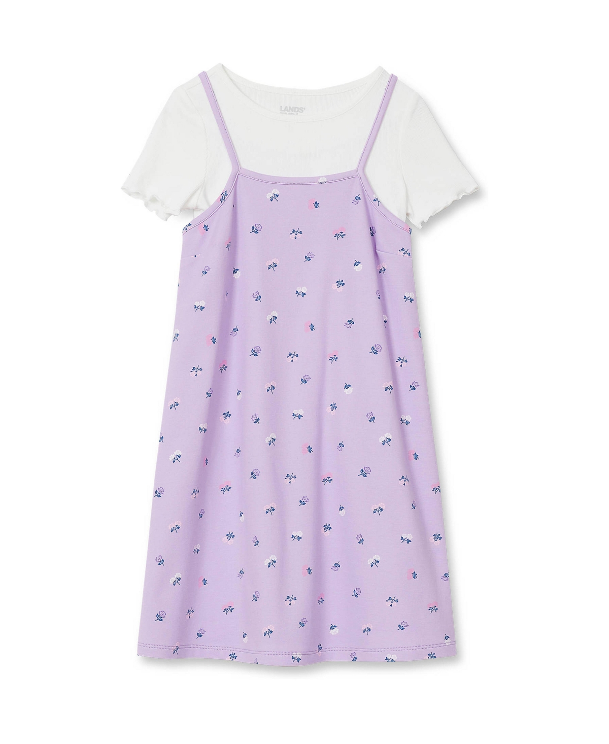Click here for Lands End Girls Slip Dress With Ribbed Knit Tee Se... prices