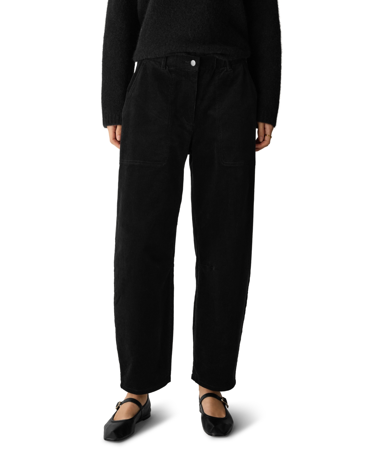 Click here for Eileen Fisher Womens Ankle Arch Pant Corduroy Wide... prices