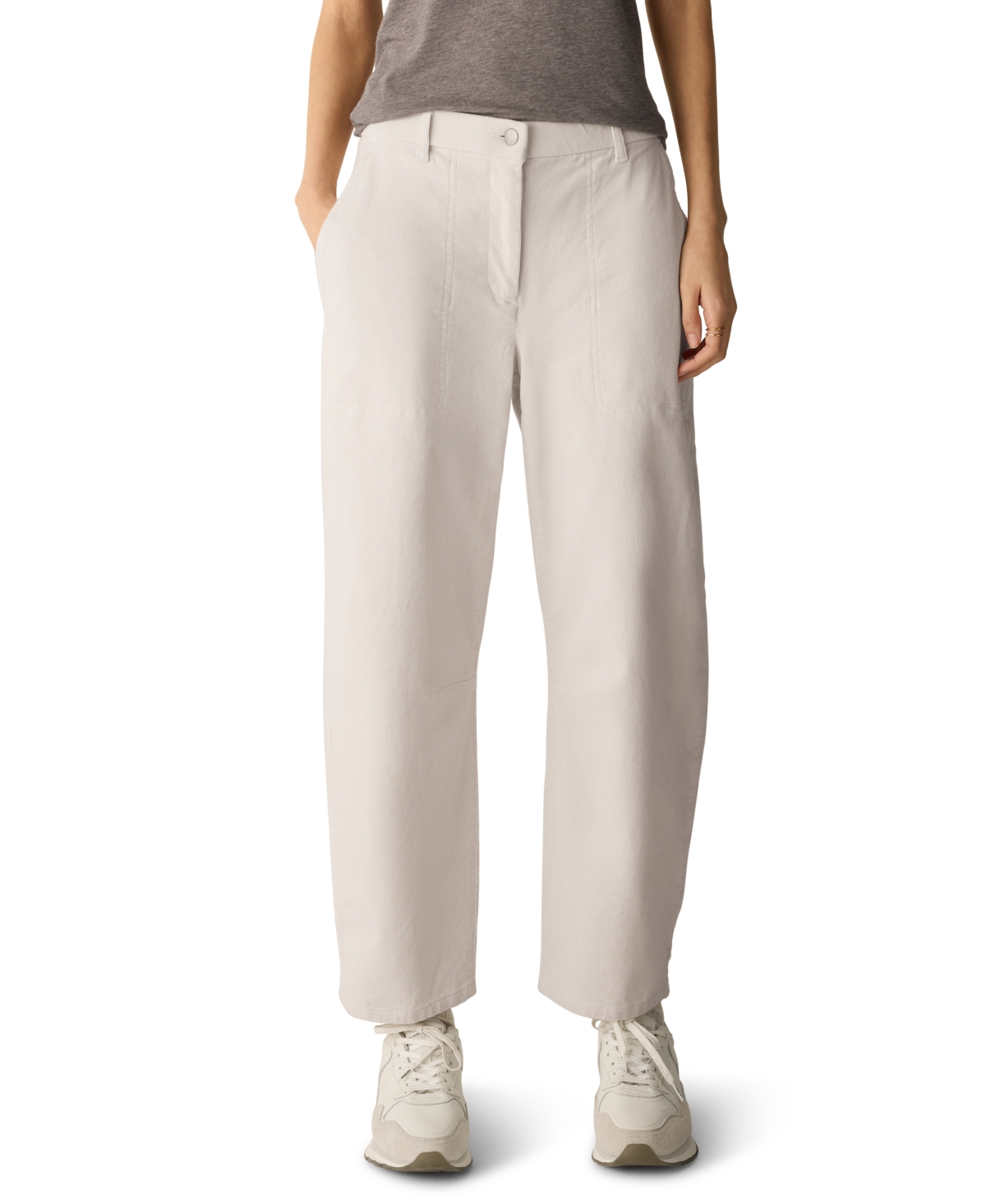Click here for Eileen Fisher Womens Ankle Arch Pant Corduroy Wide... prices