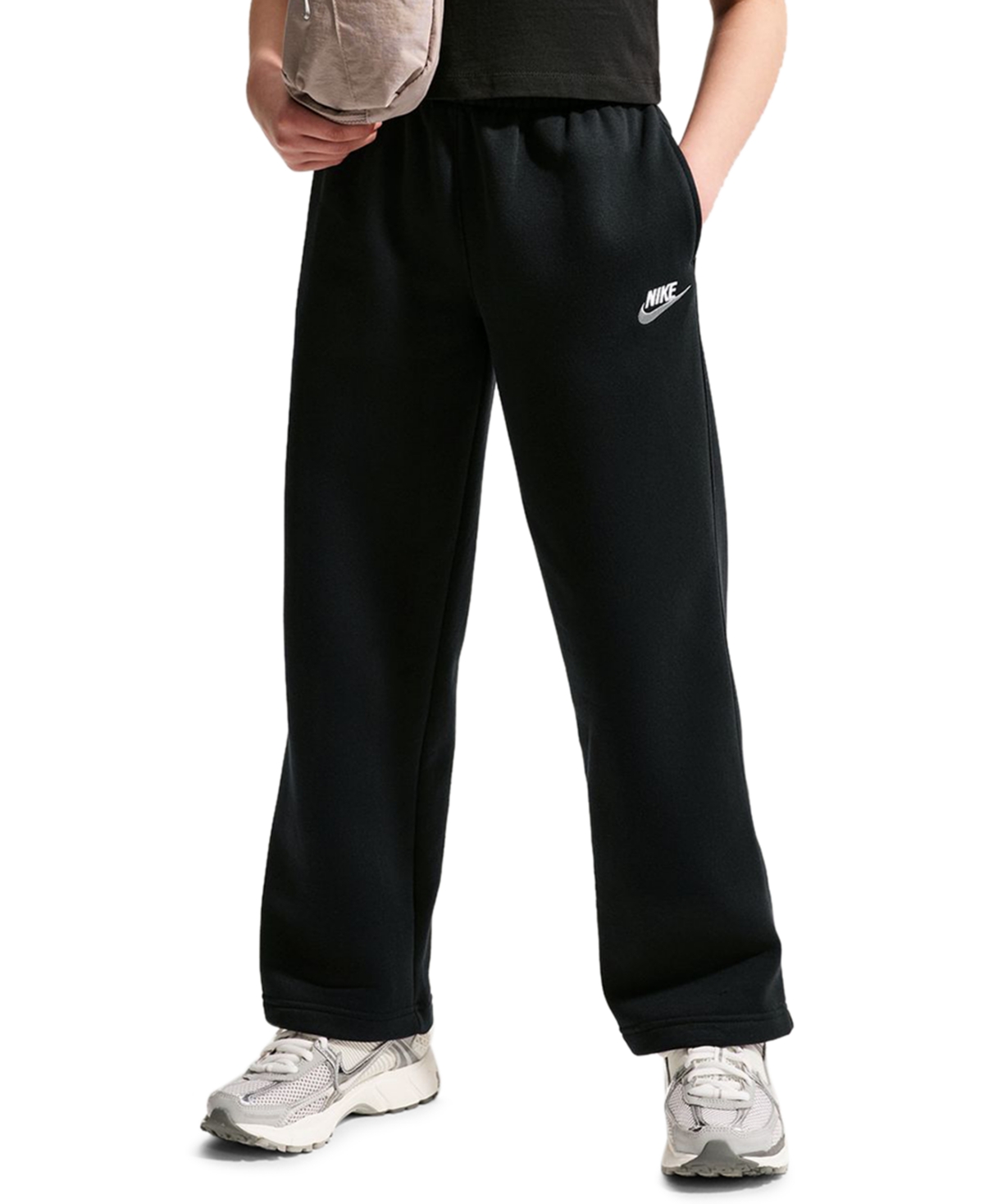 Click here for Nike Sportswear Girls 7-16 Loose Open-Hem Pants -... prices