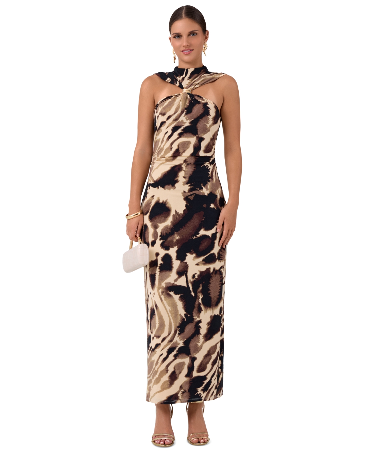 Click here for Rachel Rachel Roy Womens Pricilla Midi Halter Abst... prices