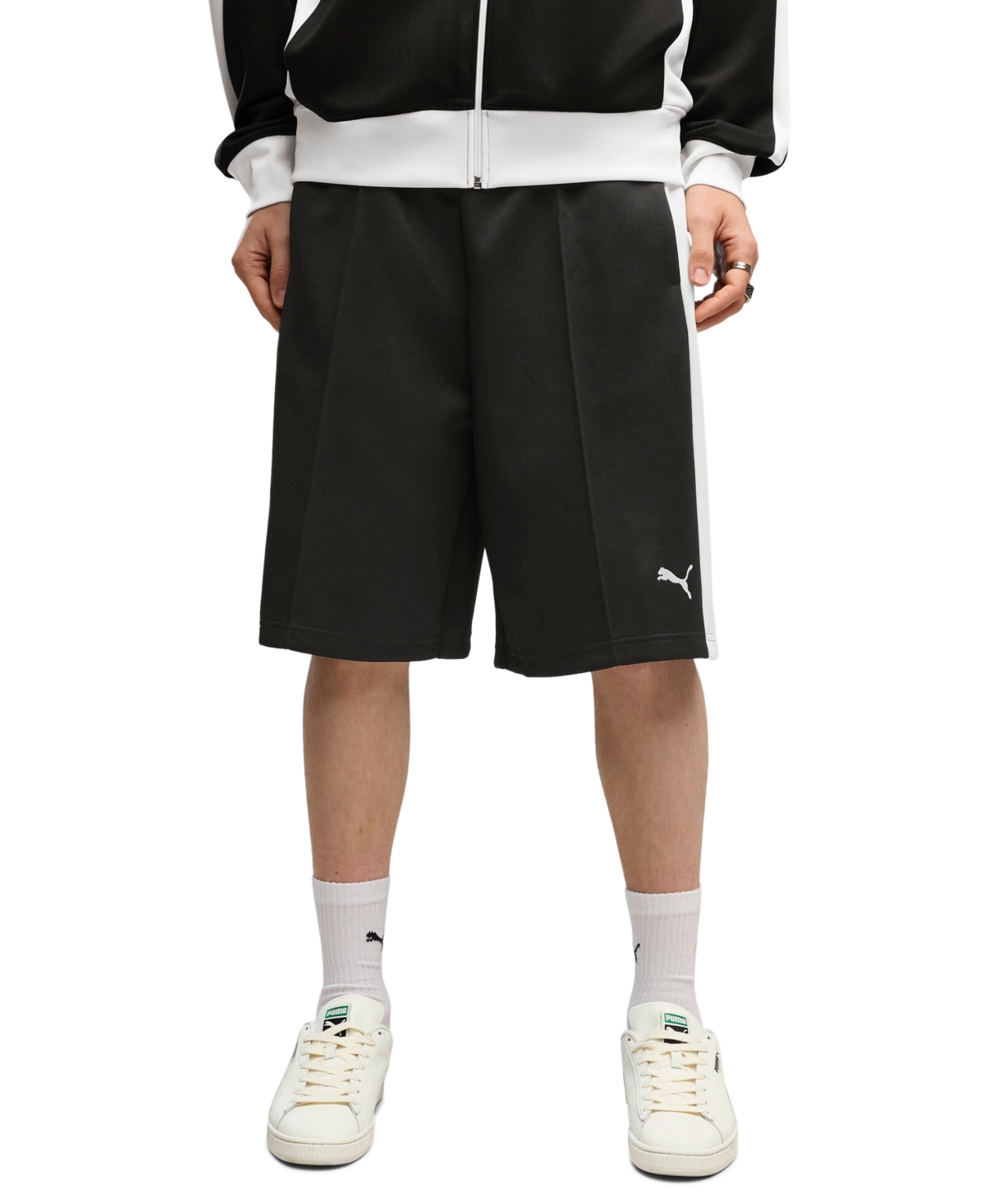 Click here for Puma Mens Relaxed Baggy Shorts  9 Inseam - Puma Bl... prices