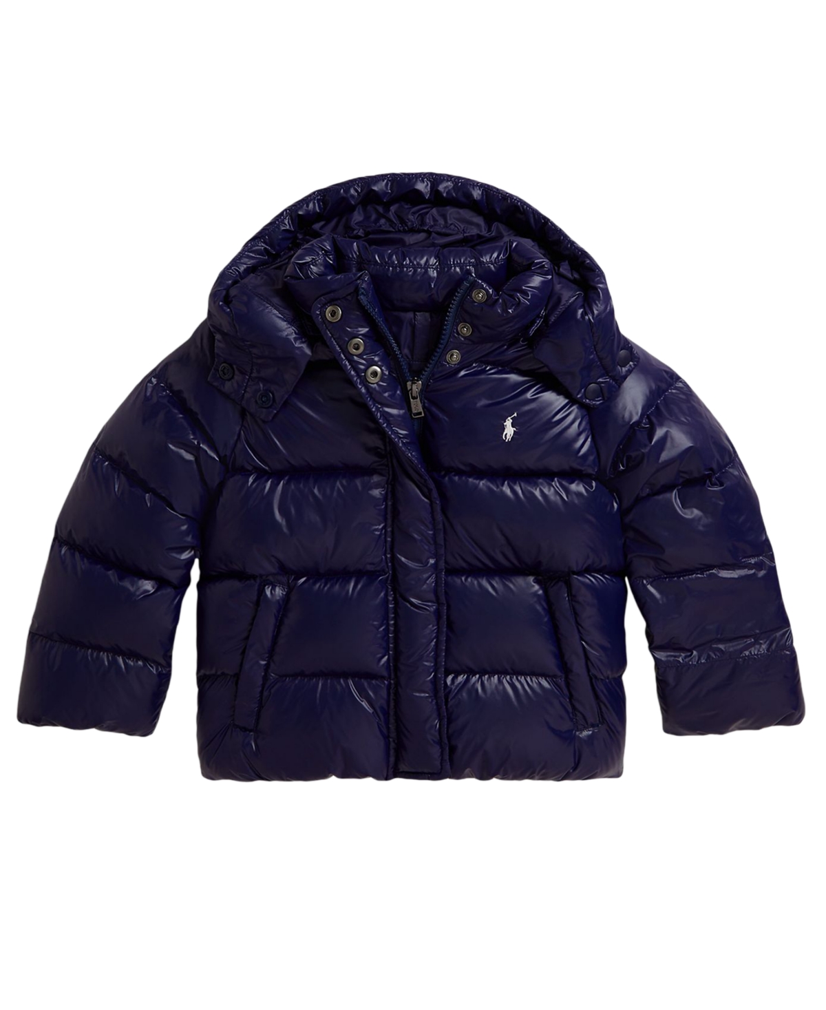 Click here for Polo Ralph Lauren Girls 2T-6X Glossy Down Hooded J... prices