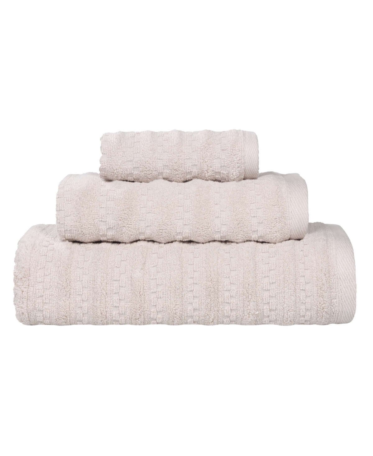 Click here for Superior Zuma Cotton 3-Piece Towel Set - Silver prices