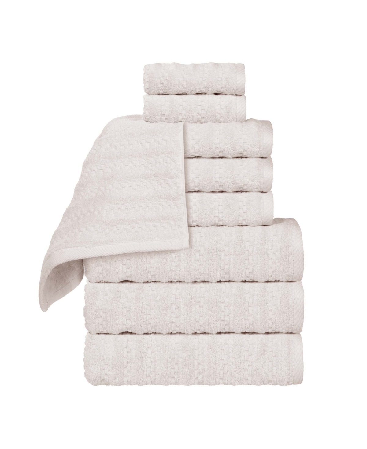 Click here for Superior Zuma Cotton 9-Piece Towel Set - Silver prices