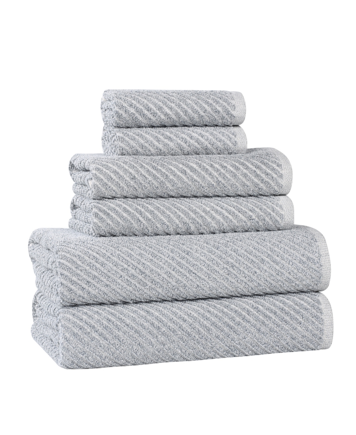 Click here for Superior Amelia Cotton 6-Piece Towel Set - Denim B... prices