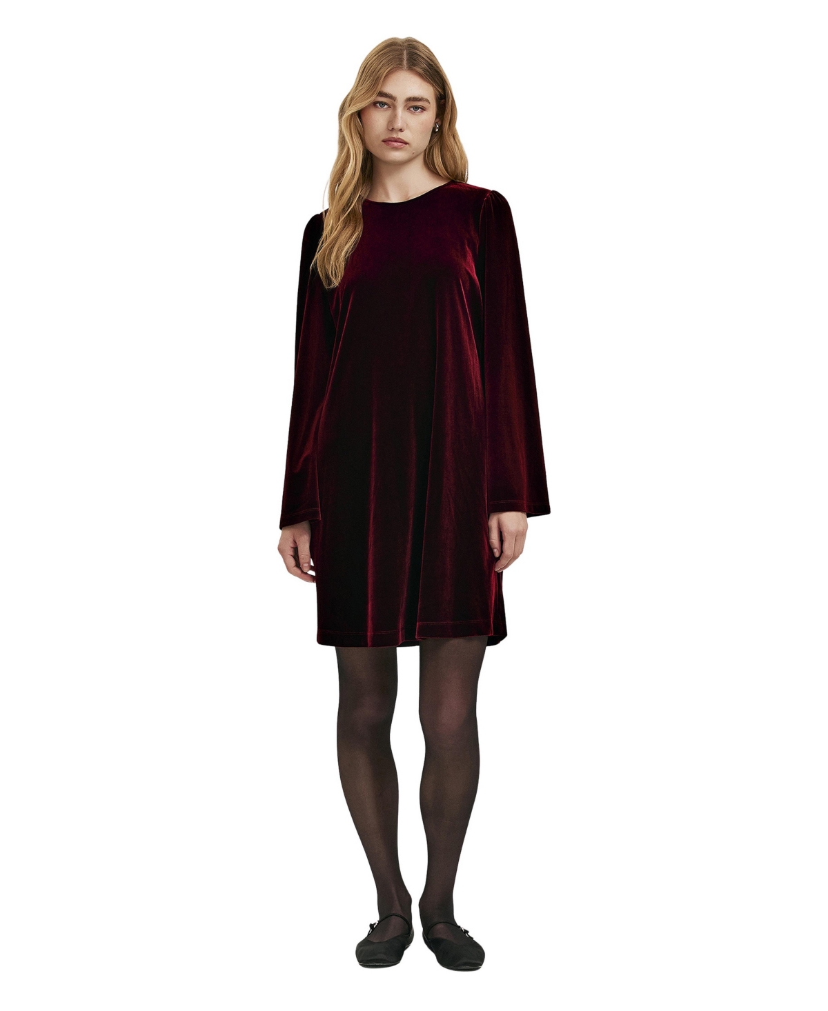 Click here for Finery London Womens Hattie Velvet Round Neck Shor... prices