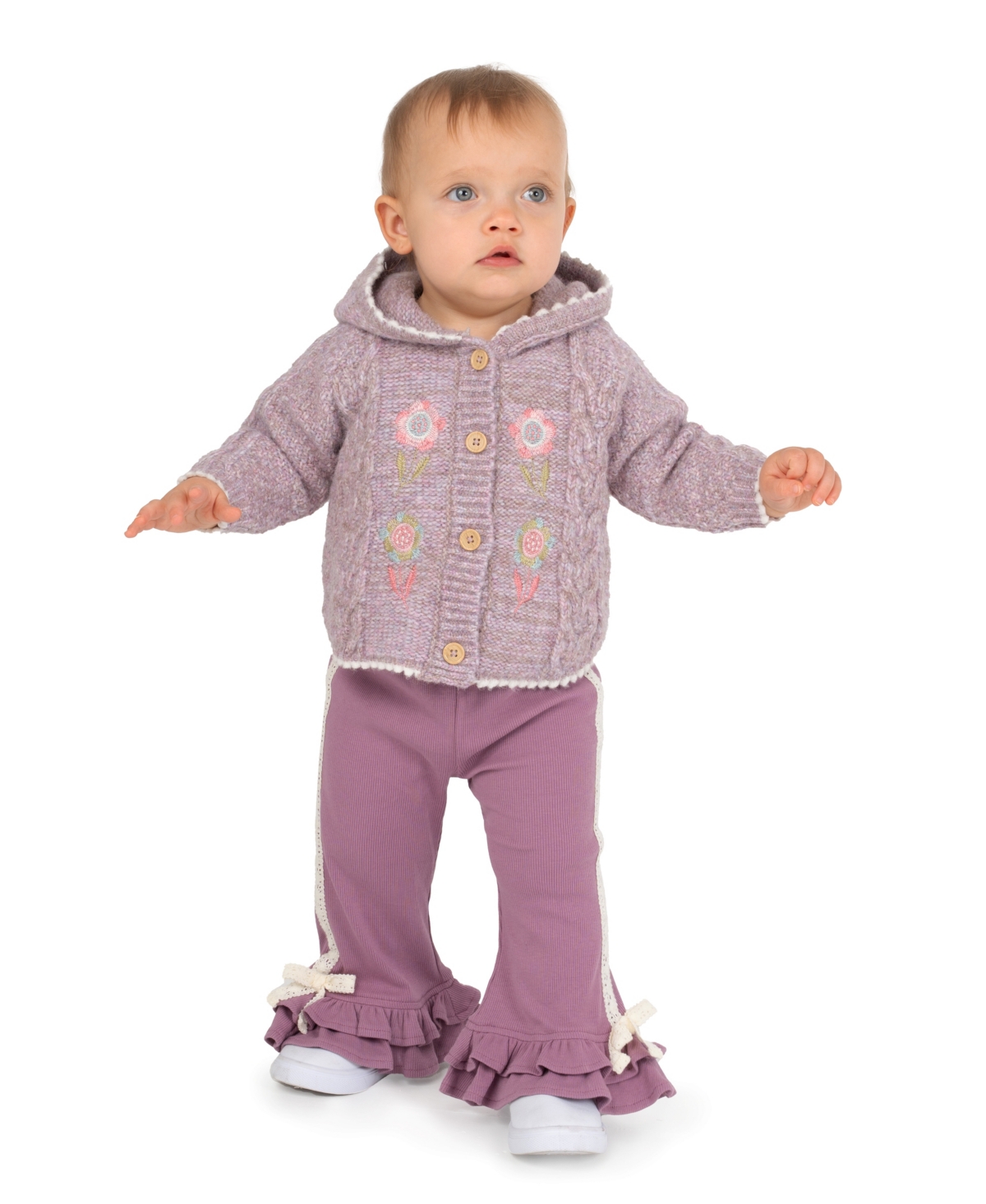 Click here for Rare Editions Baby Girls Sweater Knit Poncho Top a... prices