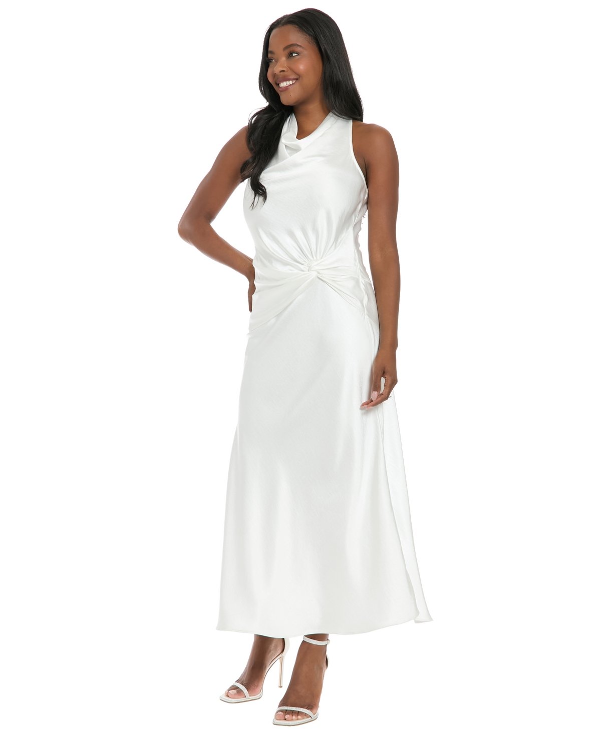 Click here for ivy + blu Womens Cowl Neck Side Twist Sleeveless M... prices