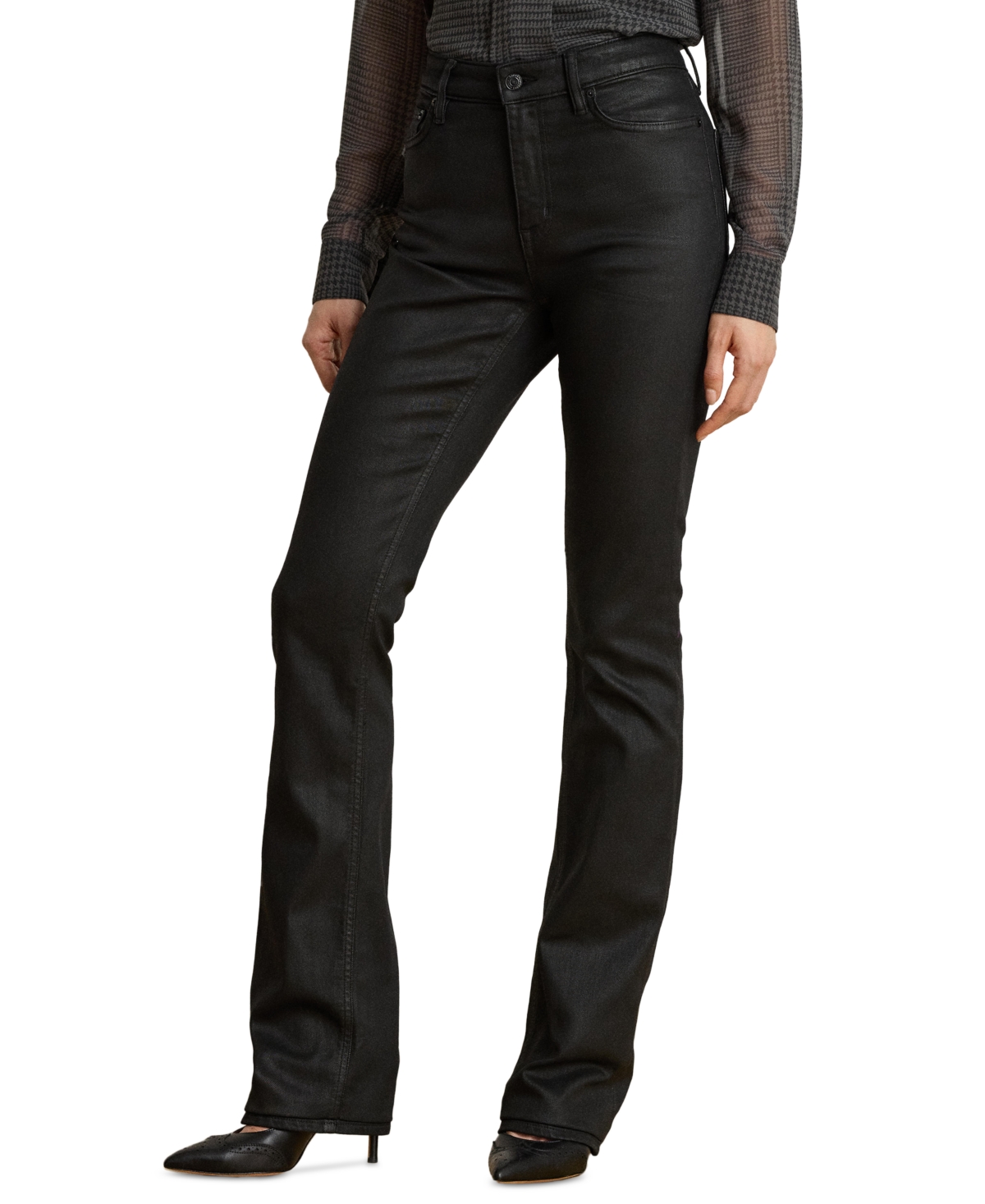 Click here for Lauren Ralph Lauren Womens High-Rise Stretch Bootc... prices
