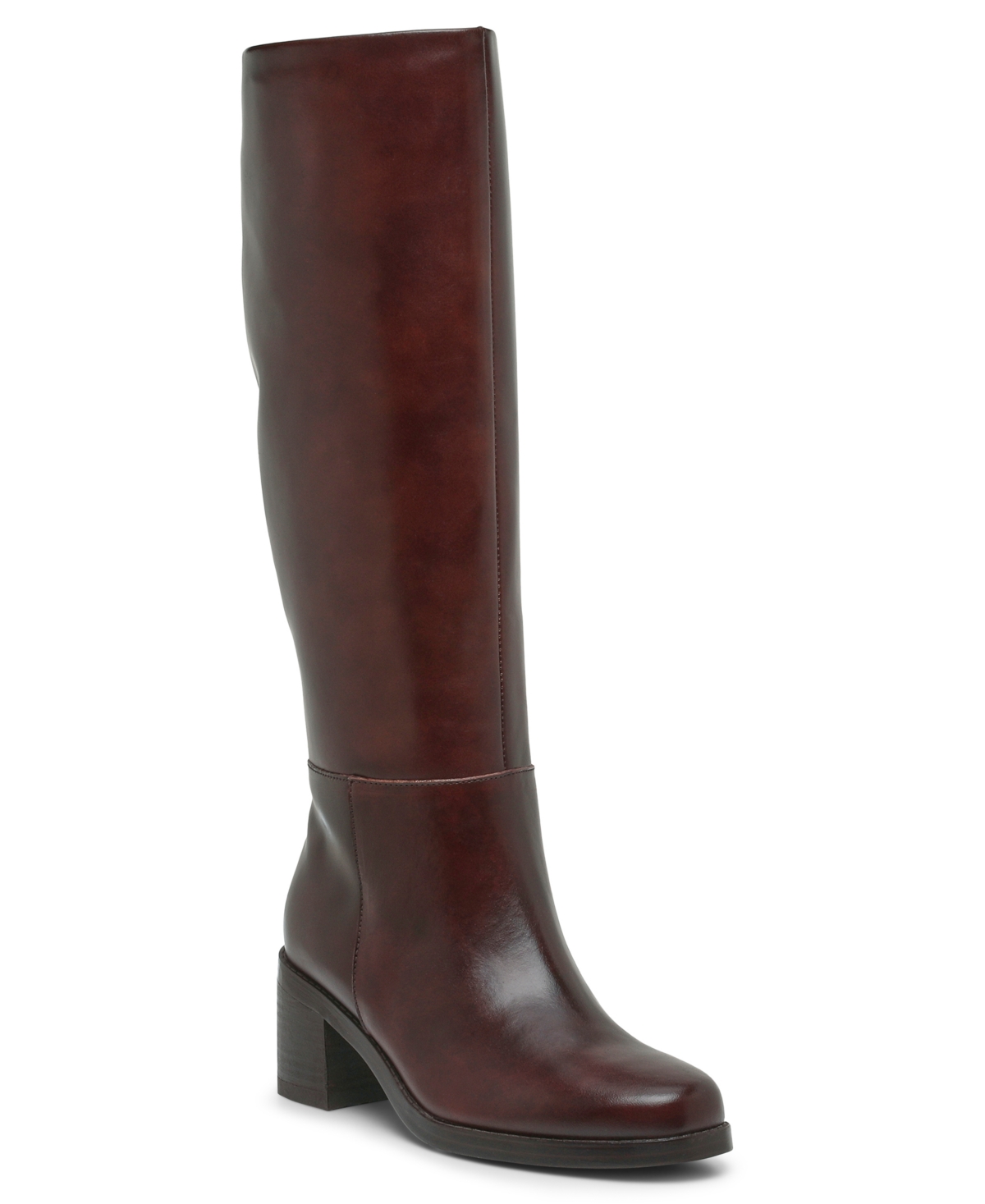 Click here for Vince Camuto Womens Ammar Wide-Calf Block Heel Boo... prices