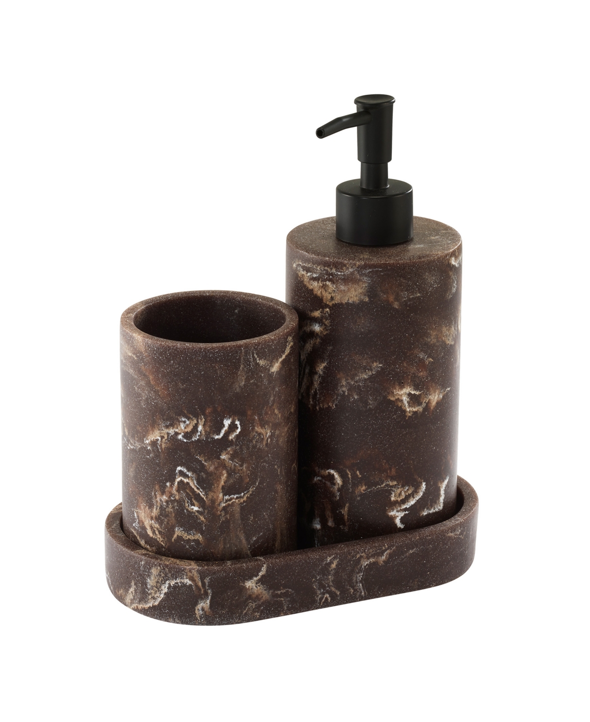 Click here for Avanti Devon 3-Piece Bath Accessory Set - Brown prices