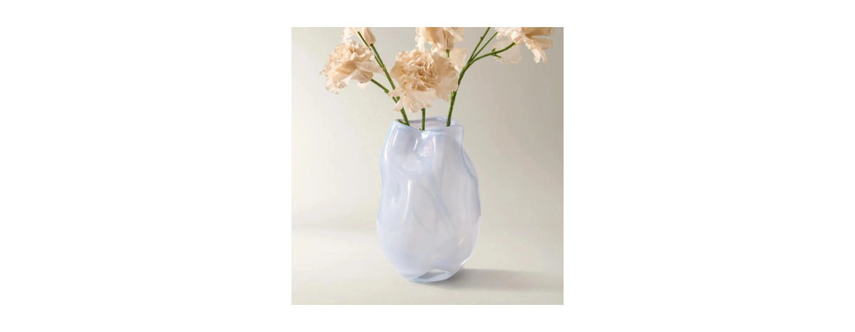 Click here for Z Gallerie Melt Glass Vase - Purple prices