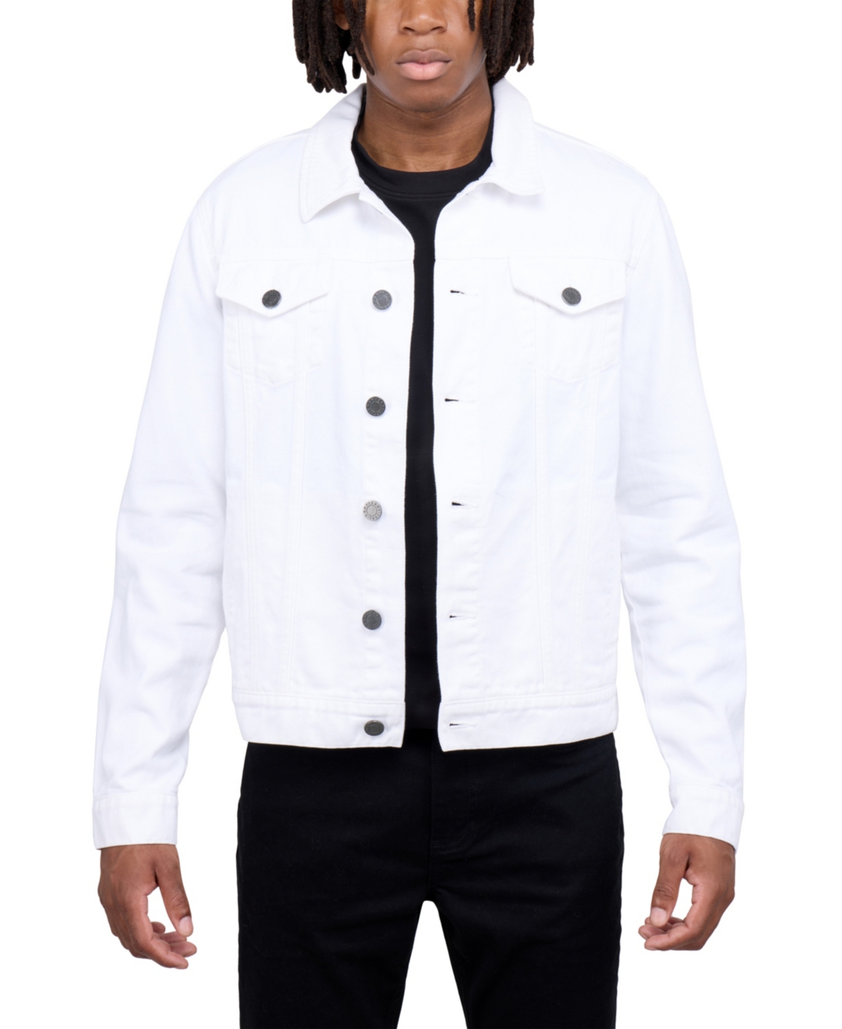 Click here for X-Ray Mens Denim Jacket - White prices