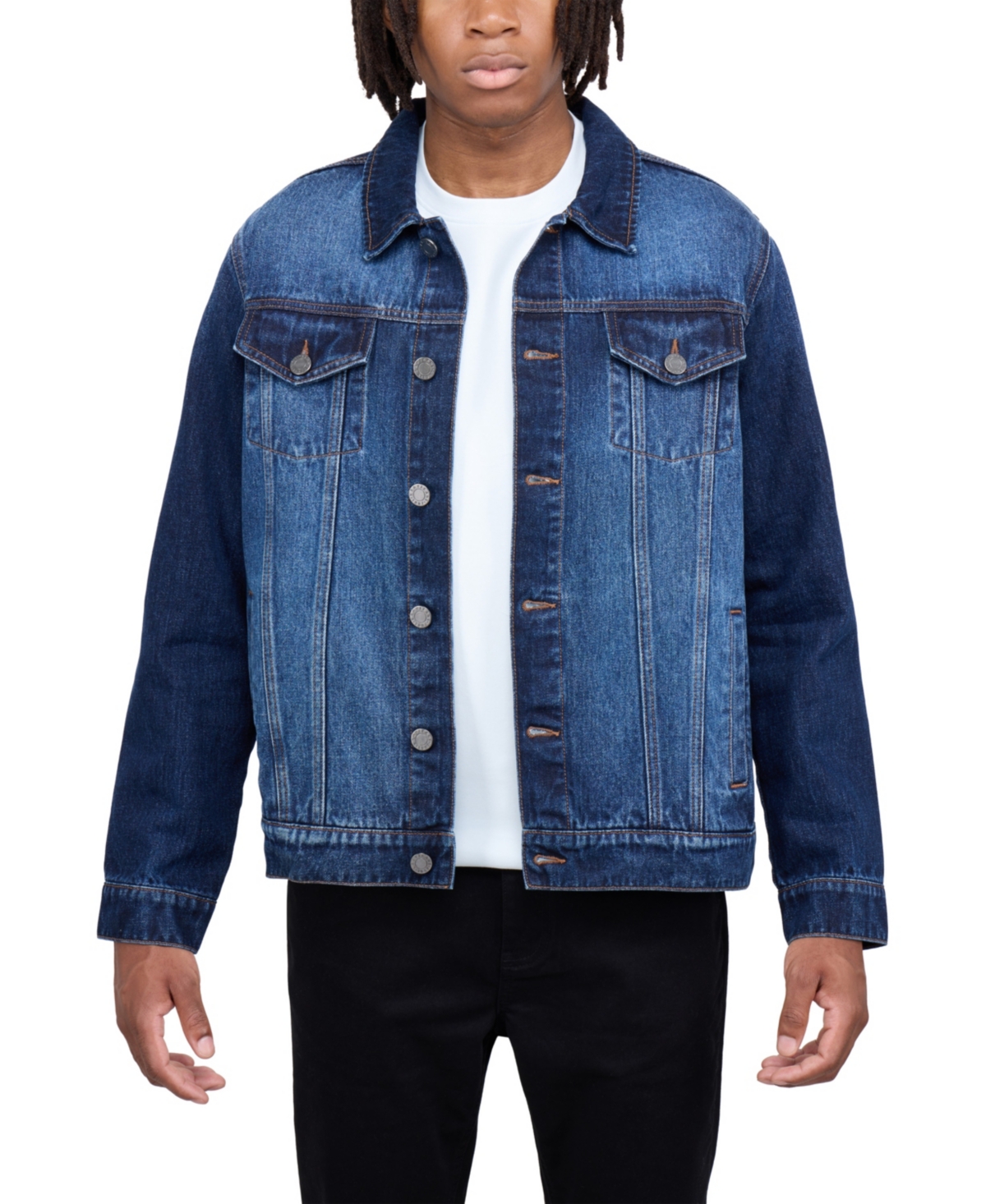 Click here for X-Ray Mens Denim Jacket - Indigo prices