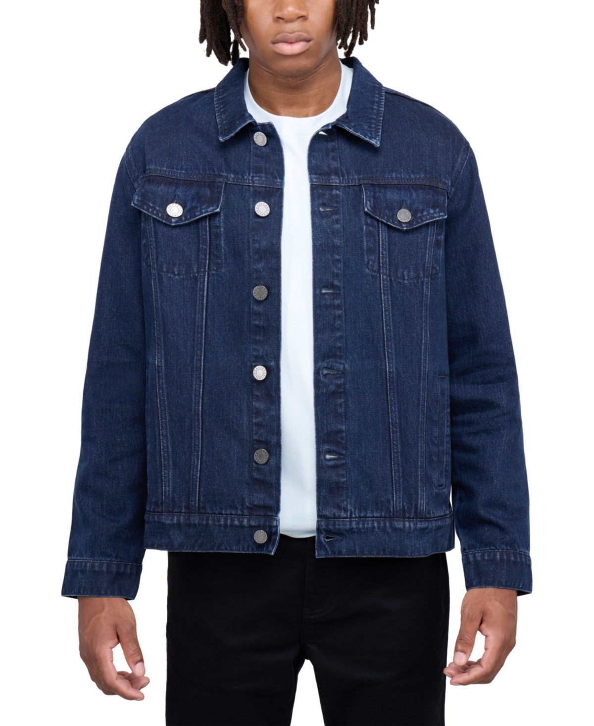 Click here for X-Ray Mens Denim Jacket - Blue rinse prices