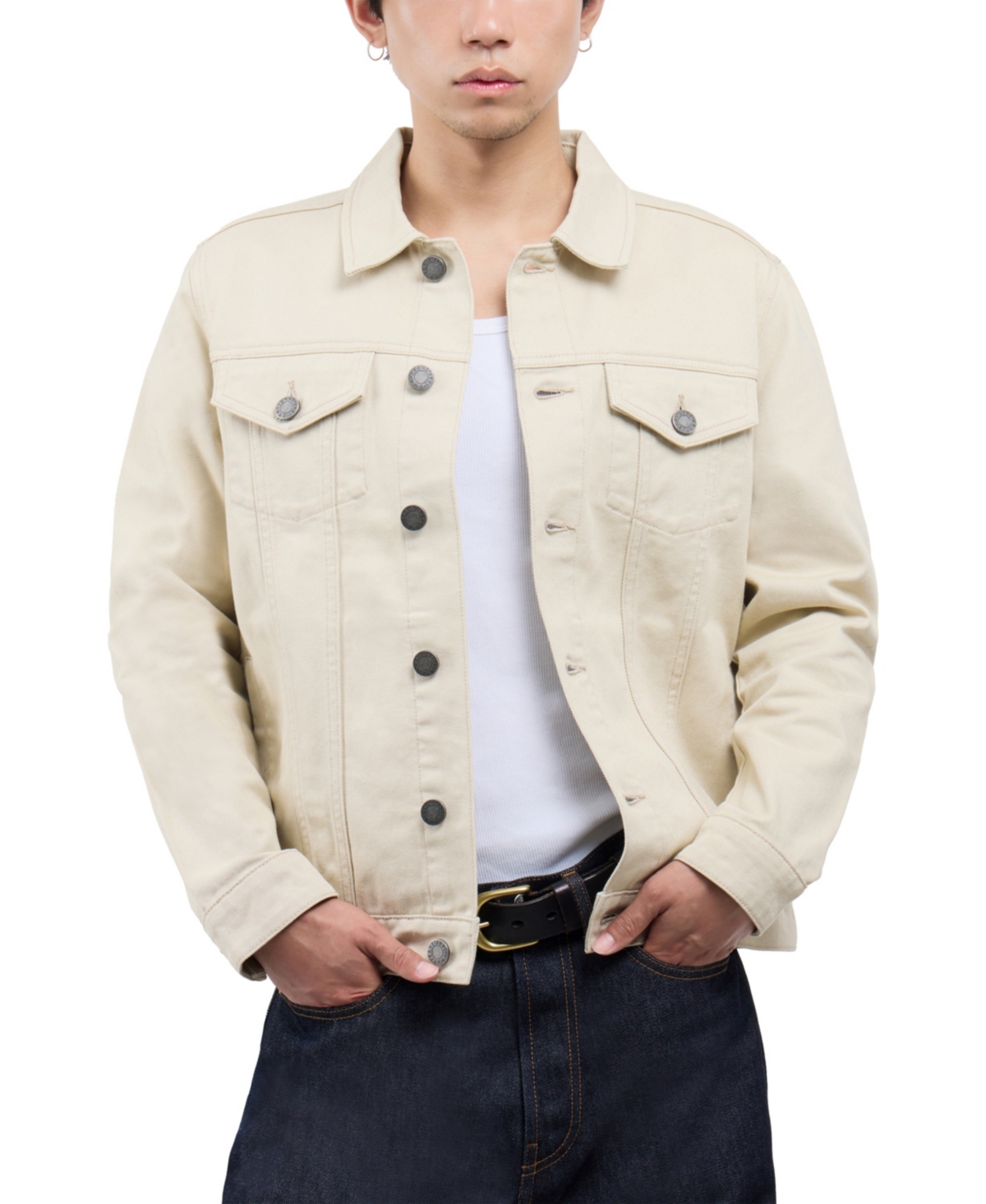 Click here for X-Ray Mens Denim Jacket - Stone prices