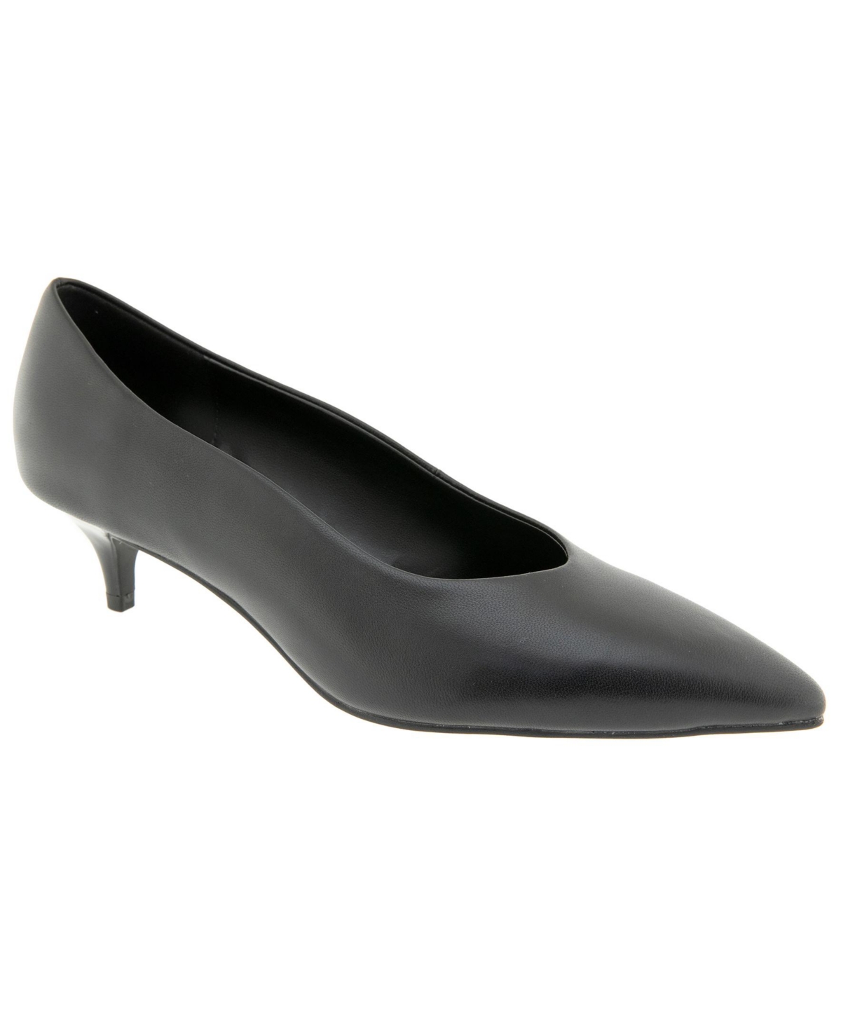 Click here for Bcbg Womens Preti High Vamp Leather Pump - Black l... prices