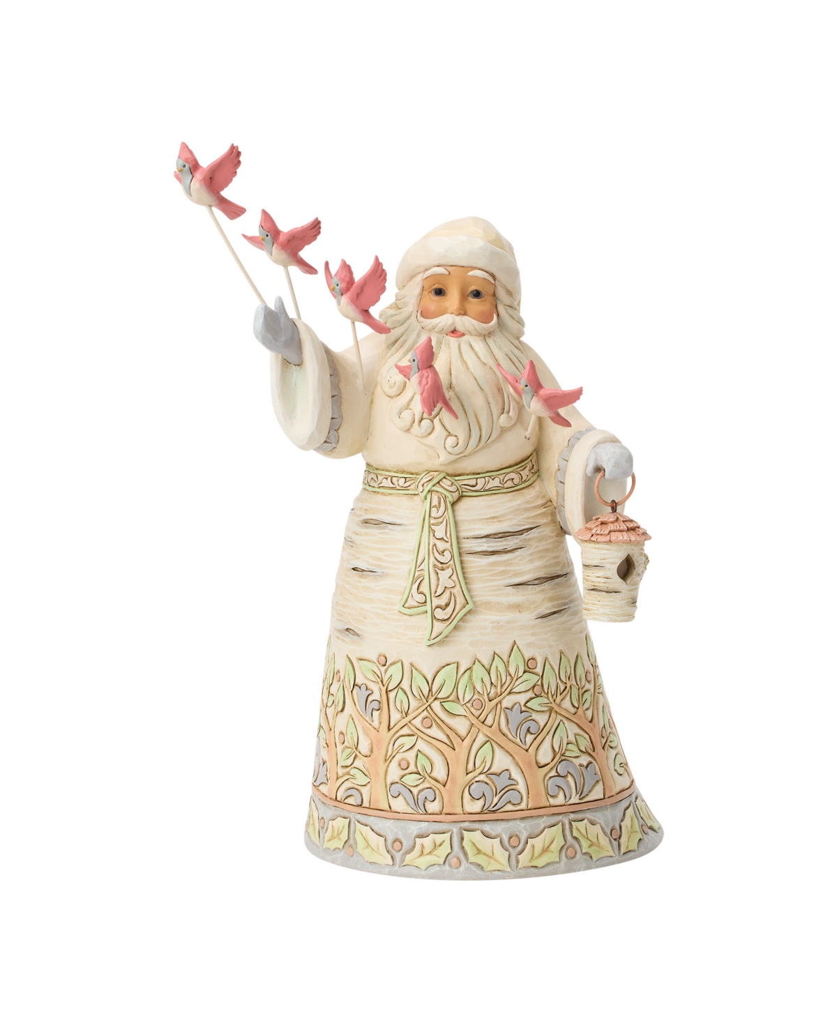 Click here for Jim Shore Heartwood Creek Santa with Cardinal Figu... prices