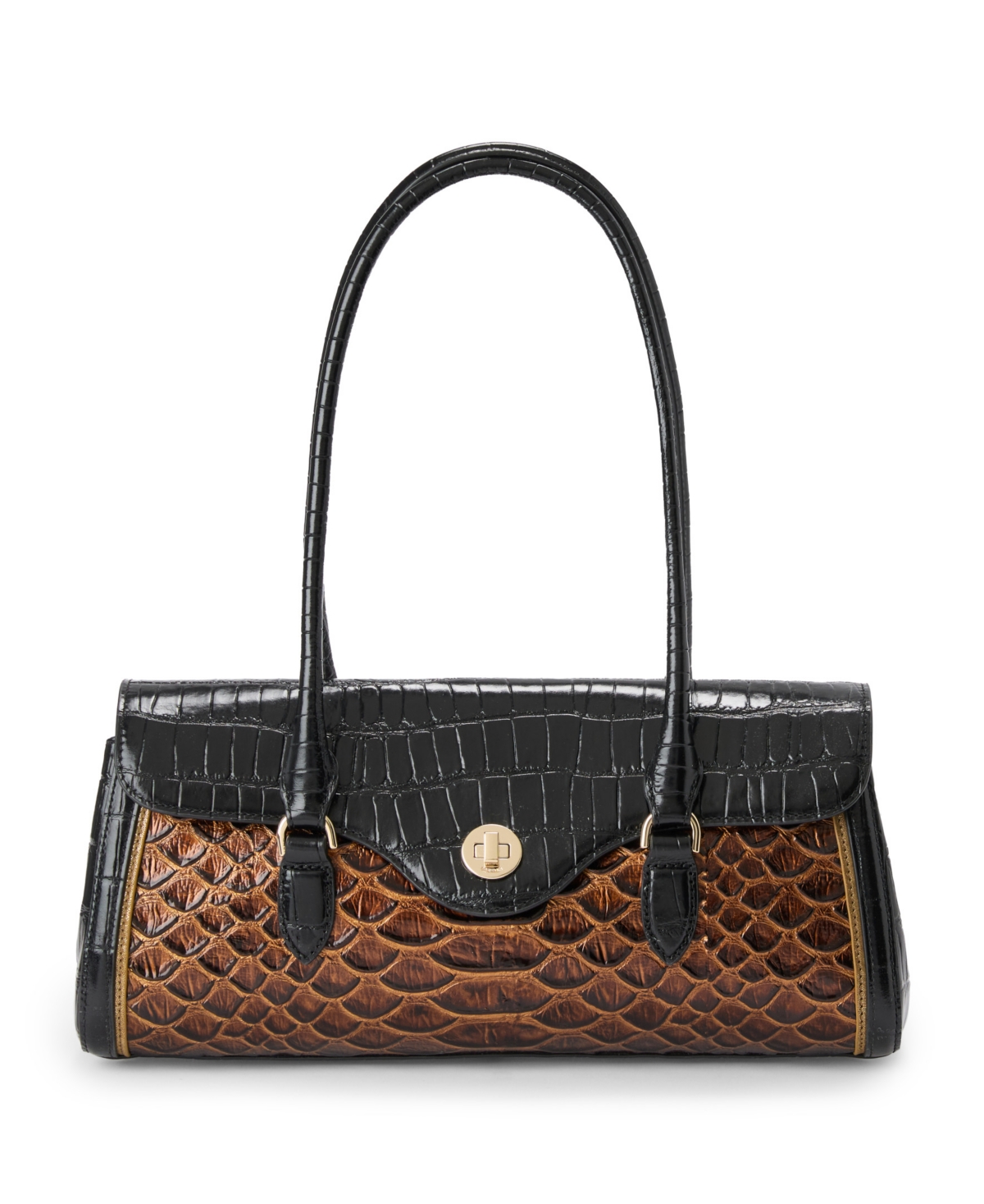 Click here for Brahmin Dayan Brunswick Medium Satchel Handbag - B... prices