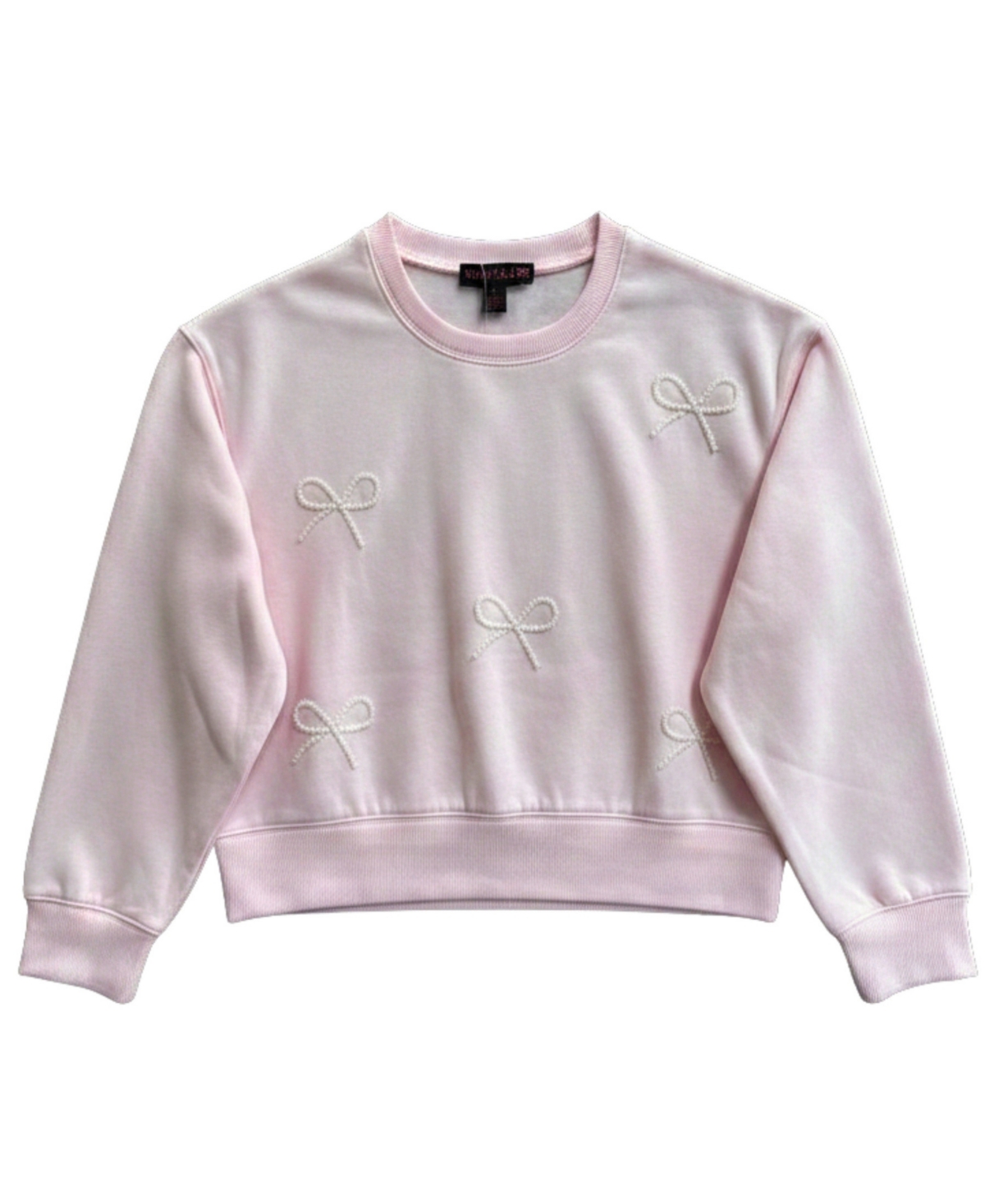Click here for With Jules Girls 7-16 Mini Imitation Pearl Bow Cre... prices