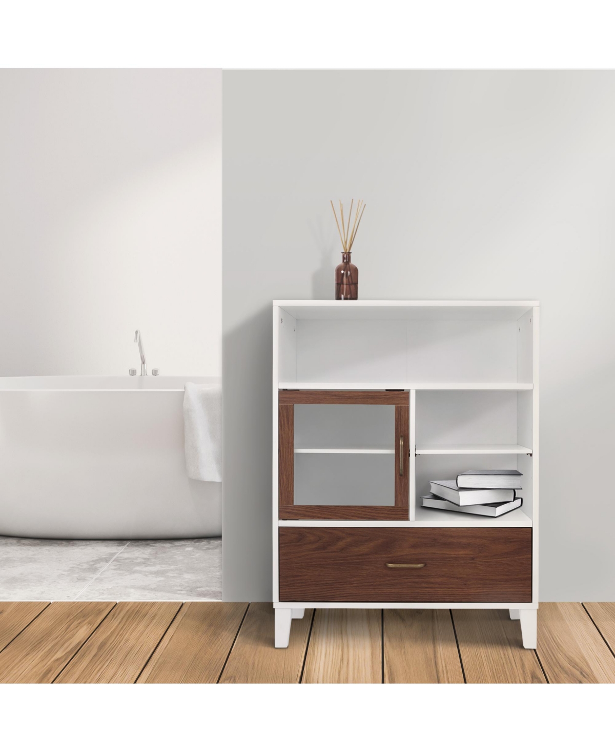 Click here for Teamson Home Tyler Modern Wooden Floor Storage Cab... prices
