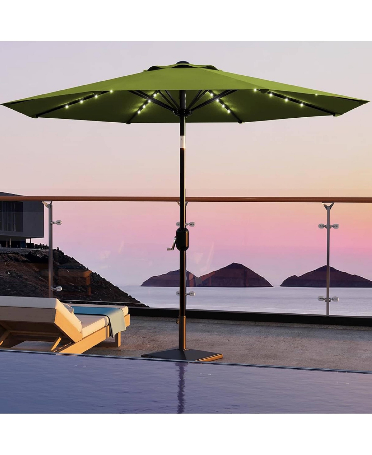 Click here for gaomon 10 Feet Outdoor Table Patio Umbrella  Water... prices