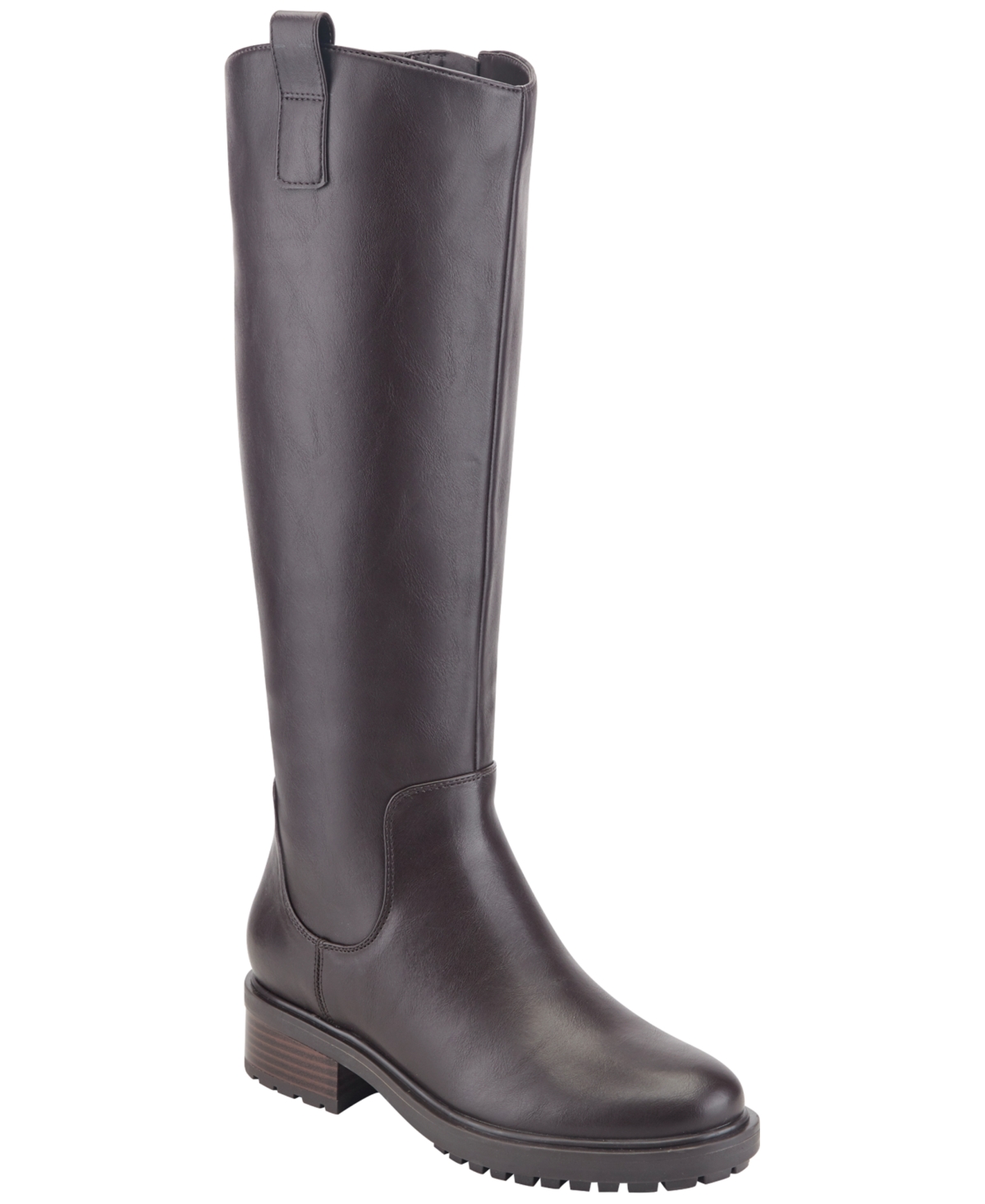 Click here for Marc Fisher Womens Amolia Lug Sole Zipper Tall Boo... prices
