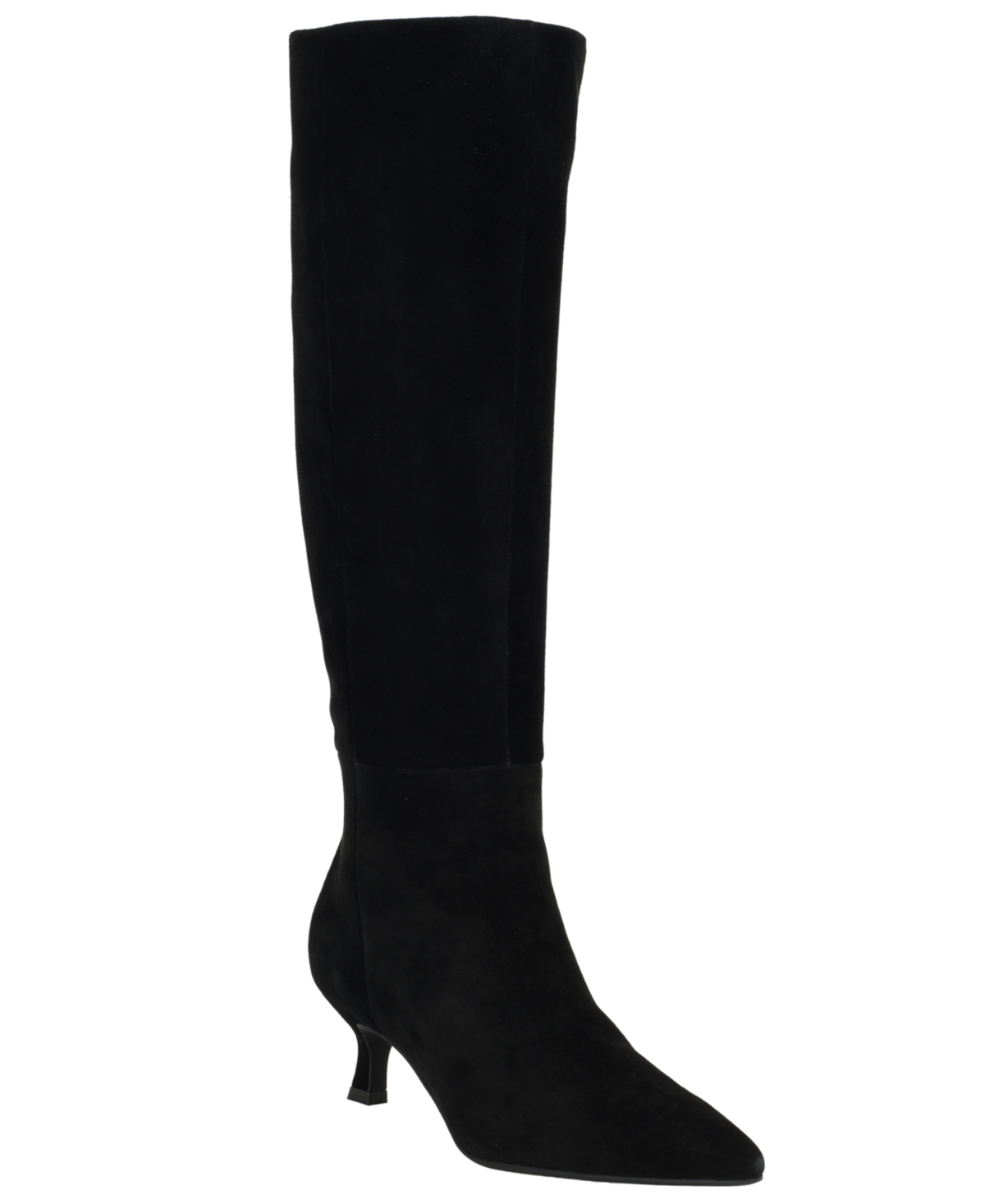Click here for Calvin Klein Womens Akenzie Suede Kitten Heel Tall... prices