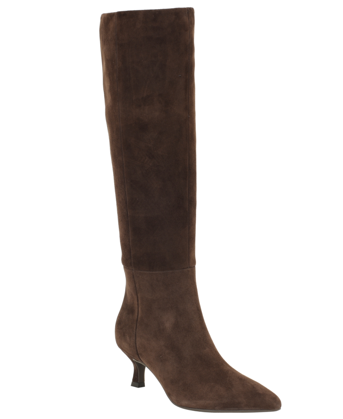 Click here for Calvin Klein Womens Akenzie Suede Kitten Heel Tall... prices
