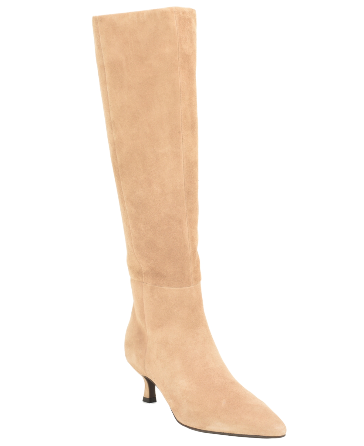 Click here for Calvin Klein Womens Akenzie Suede Kitten Heel Tall... prices