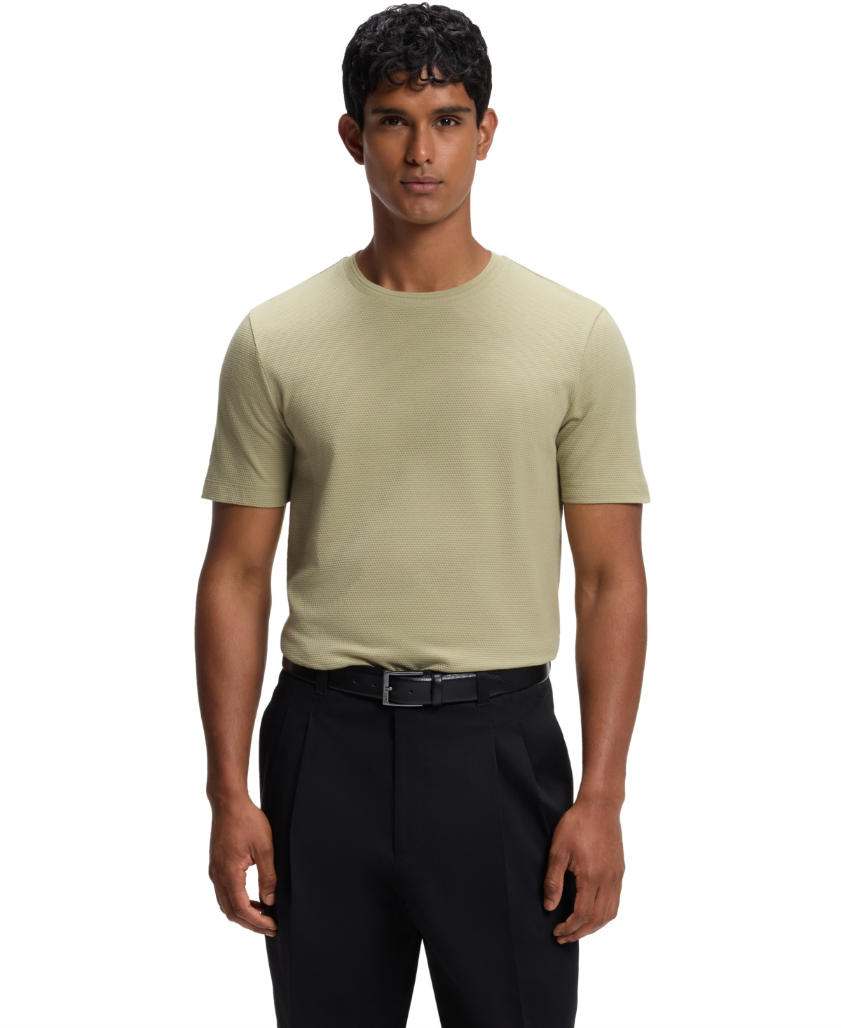 Click here for Boss by Hugo Boss Mens Bubble-Jacquard Structure T... prices