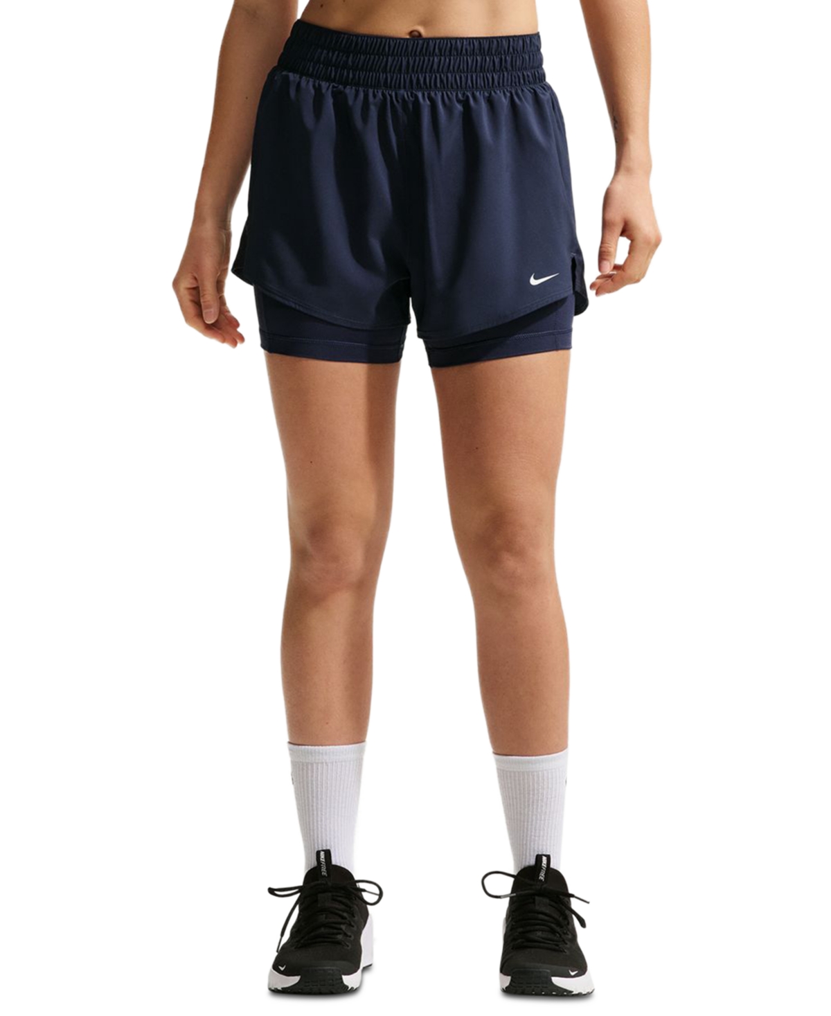 Click here for Nike One Womens Dri-Fit High-Waist 2-in-1 Shorts -... prices