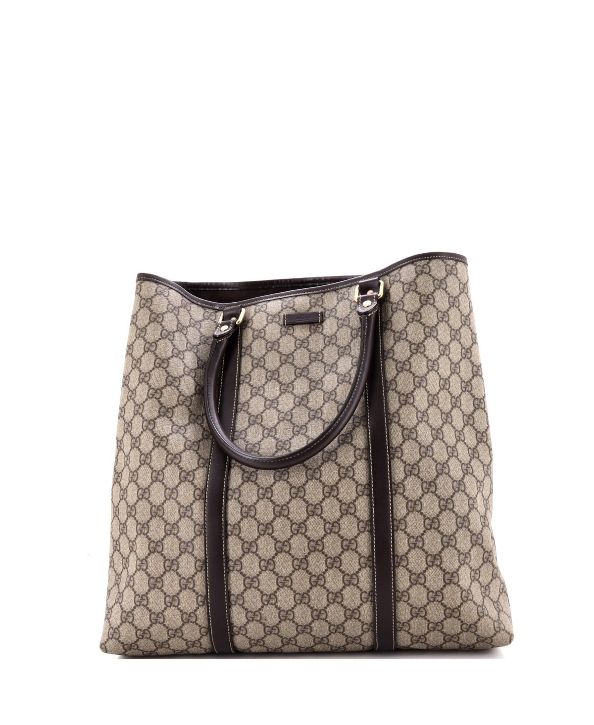 Click here for Pre-Owned Gucci Large Joy Tote Gg Coated Canvas wi... prices