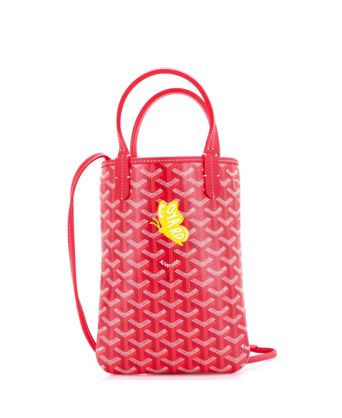 Click here for Pre-Owned Goyard Mini Poitiers Tote Printed Coated... prices