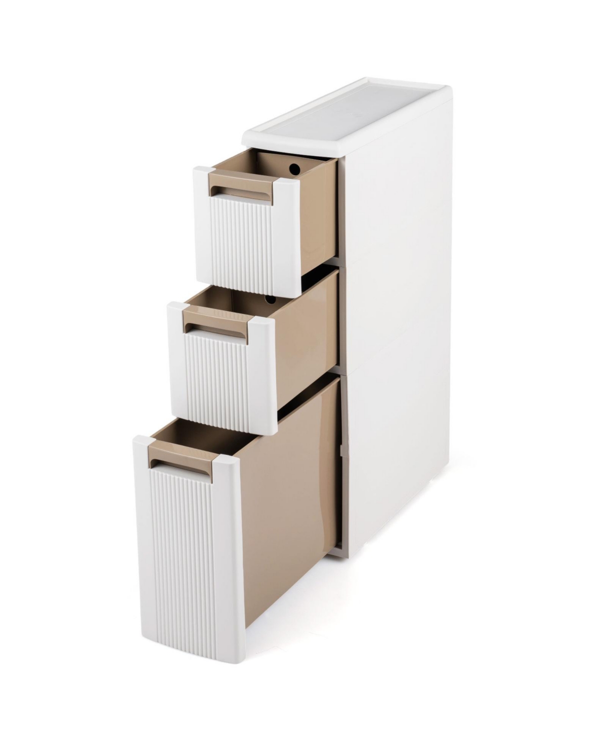 Click here for Gymax 3-Tier Narrow Storage Cabinet 3 Drawers and... prices