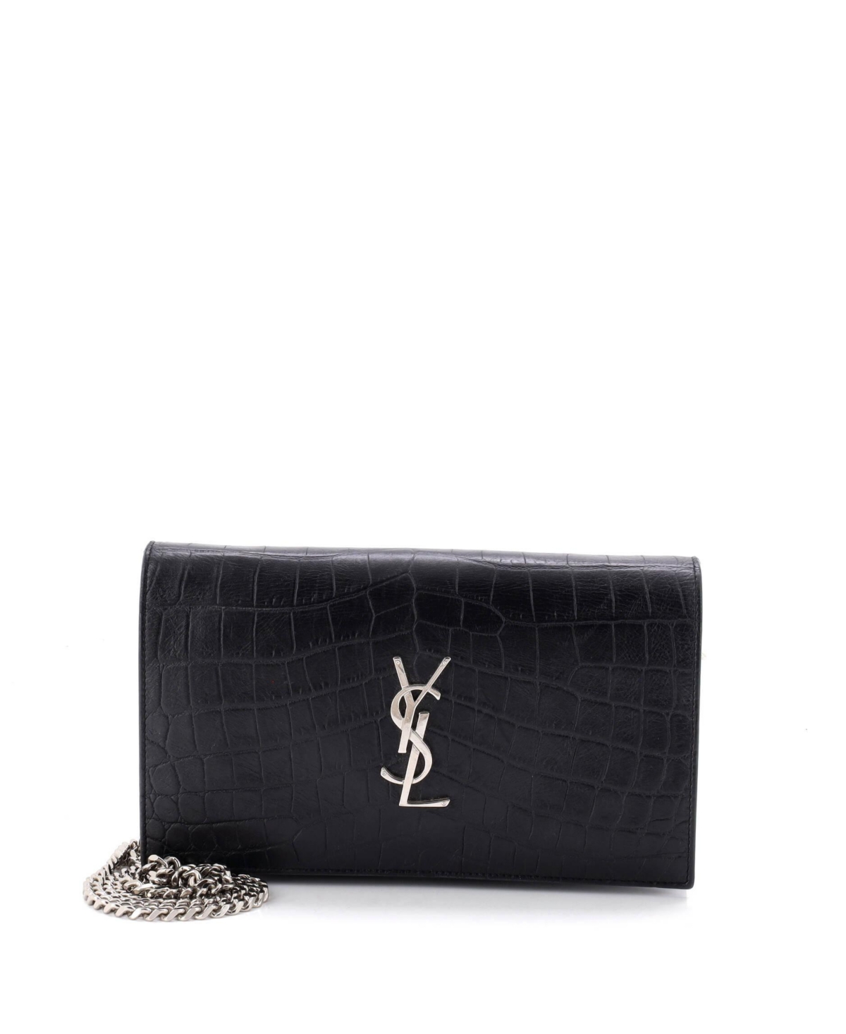 Click here for Pre-Owned Saint Laurent Large Classic Monogram Clu... prices
