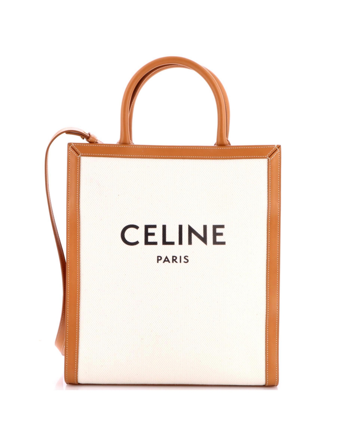 Click here for Pre-Owned Celine Small Vertical Cabas Tote Canvas... prices