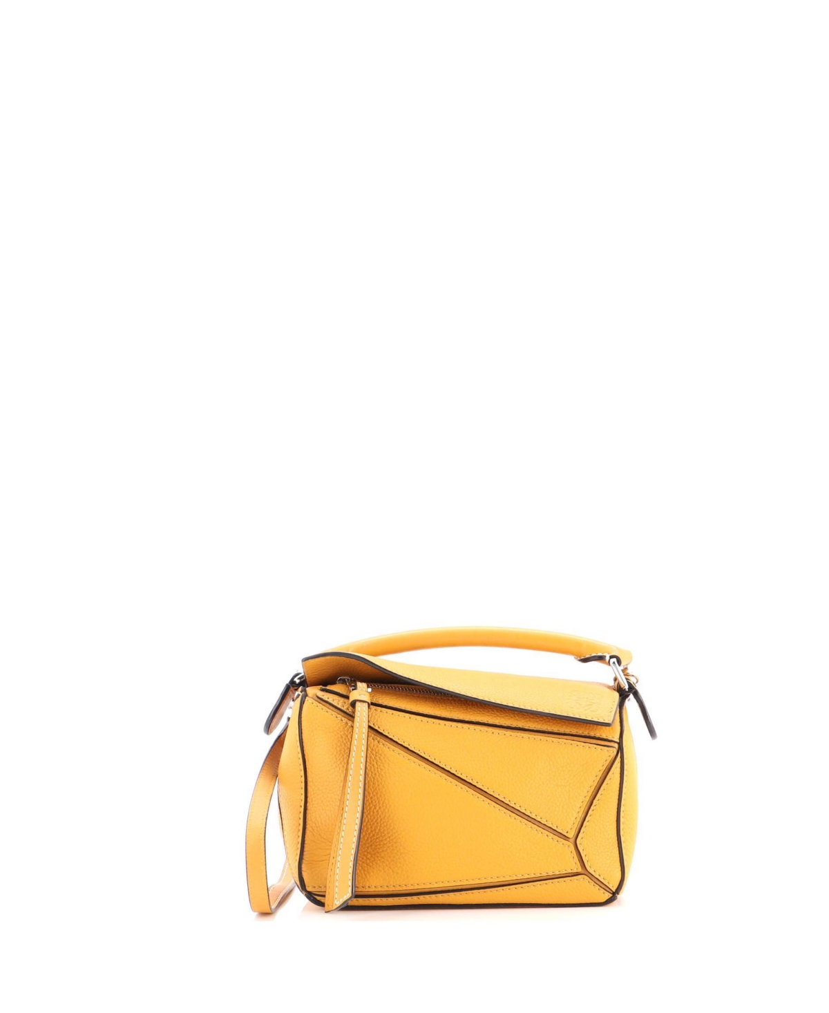 Click here for Pre-Owned Loewe Mini Puzzle Bag Leather - Yellow prices