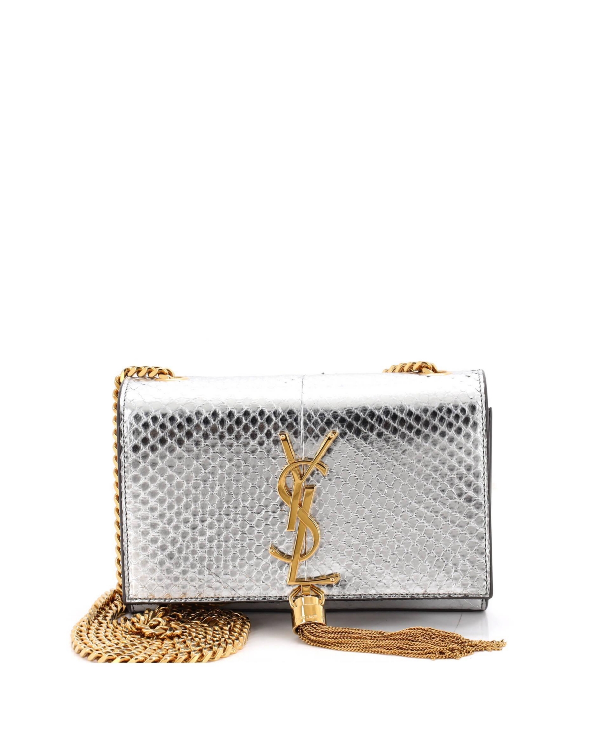Click here for Pre-Owned Saint Laurent Small Classic Monogram Tas... prices
